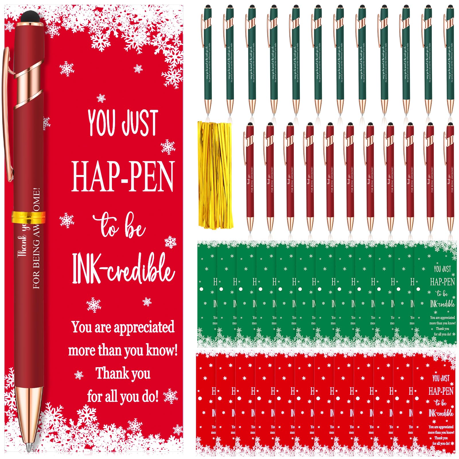 Amazon.com : 24 Set Christmas Employee Appreciation Gifts Bulk ...