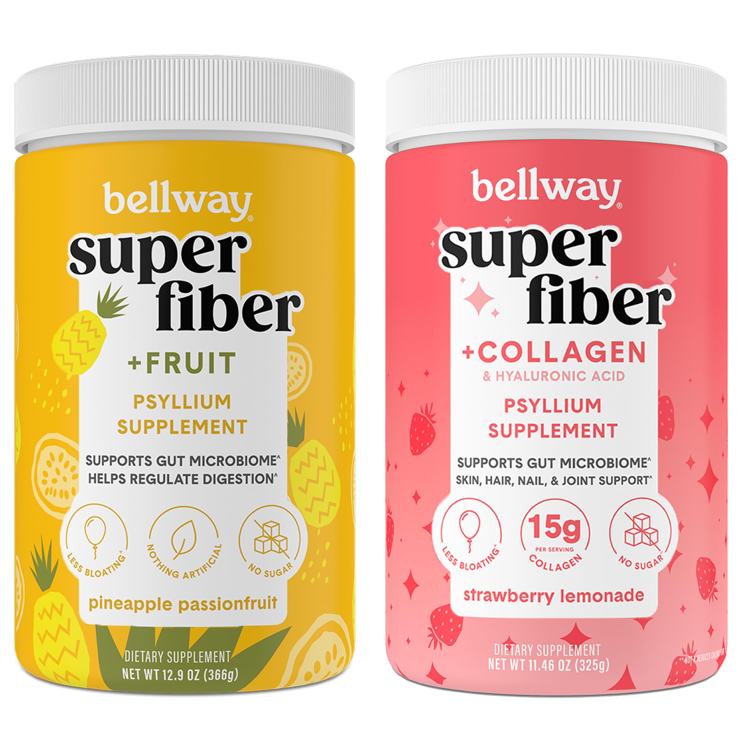 Amazon.com: Bellway Super Fiber Powder + Fruit, Pineapple Passion Fruit ...