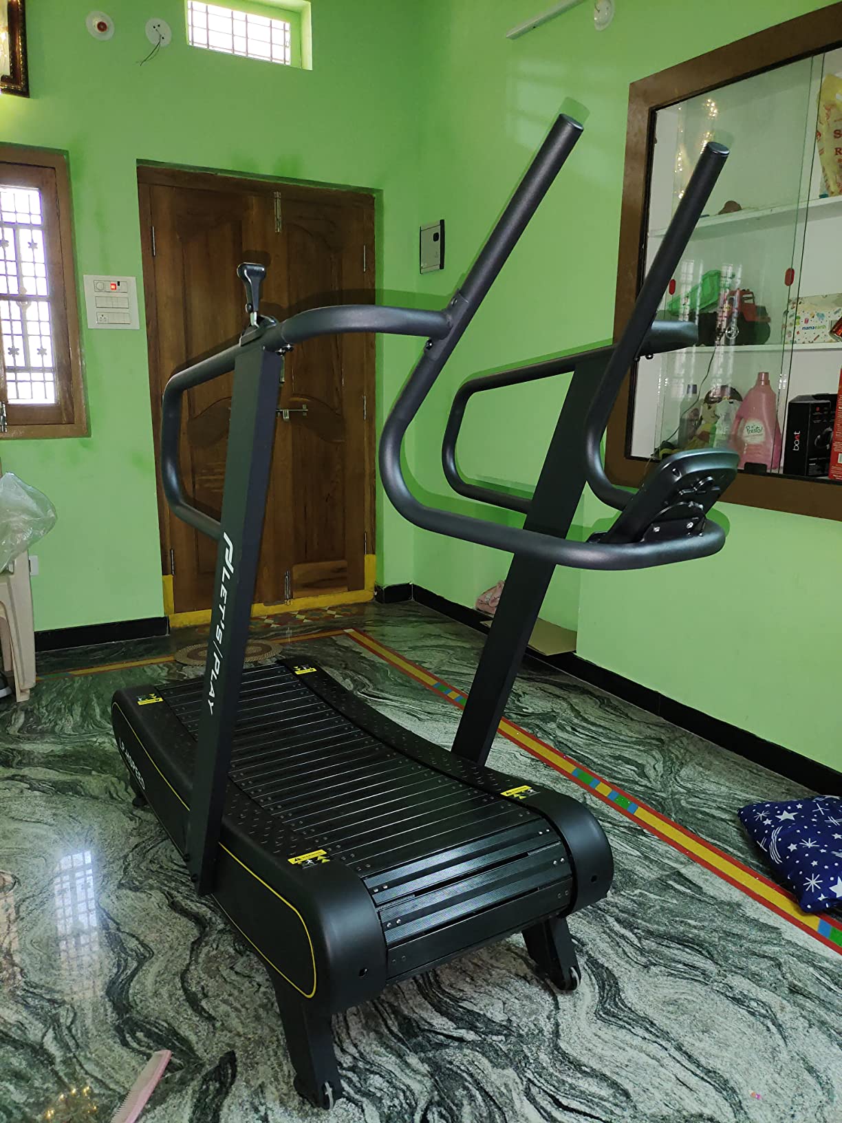 Buy LET'S PLAY® LP-HSPEED Non-Motorized Curve Treadmill Semi-Commercial ...