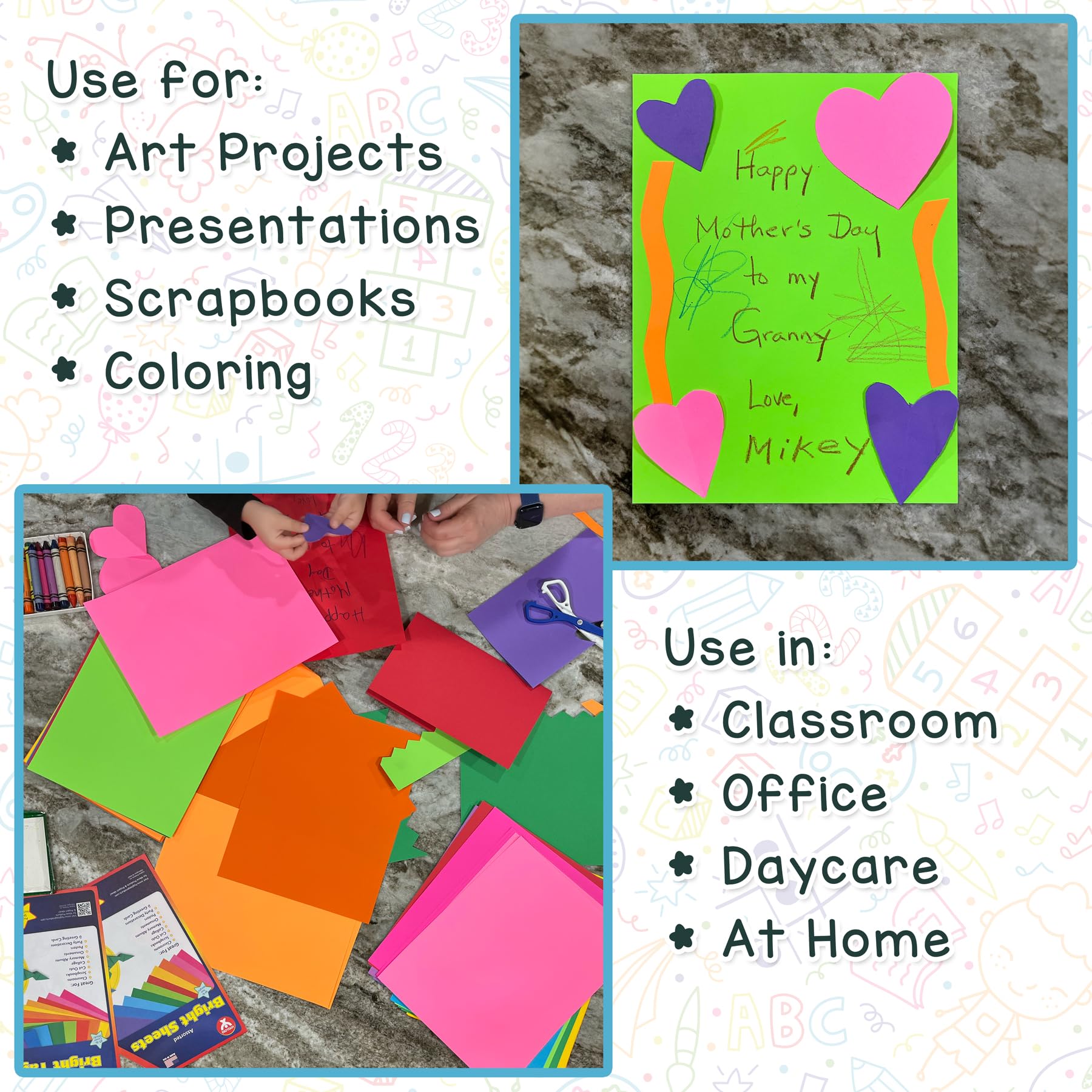 Snapklik.com : Light Green Colored Paper - 24 Lb, 89 GSM, Acid-Free ...