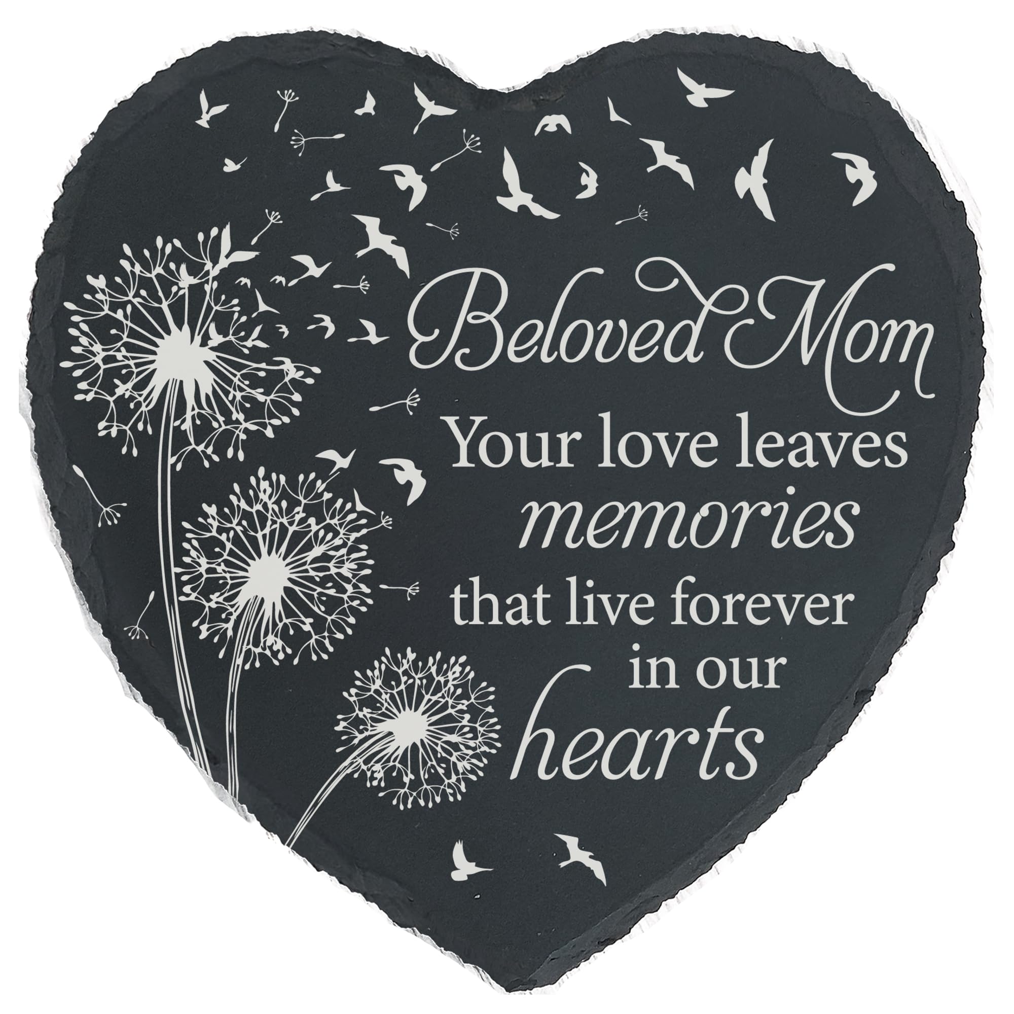 Amazon.com: Generic Mom Memorial Stone Garden Memory Plaque Slate ...