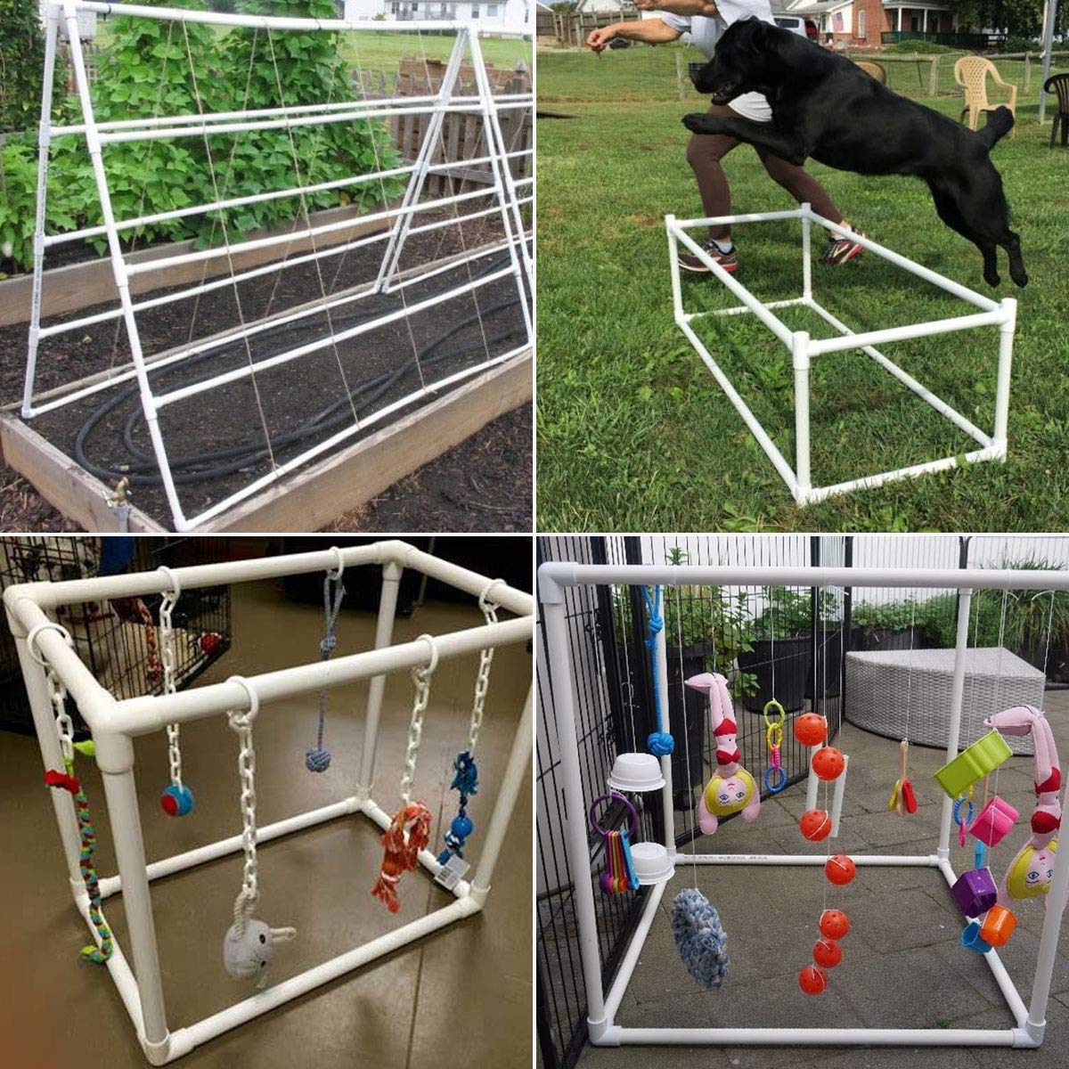 Snapklik.com : 16 Pack PVC Elbow Fittings 3/4 Inch 3 Way Pipe Fitting ...