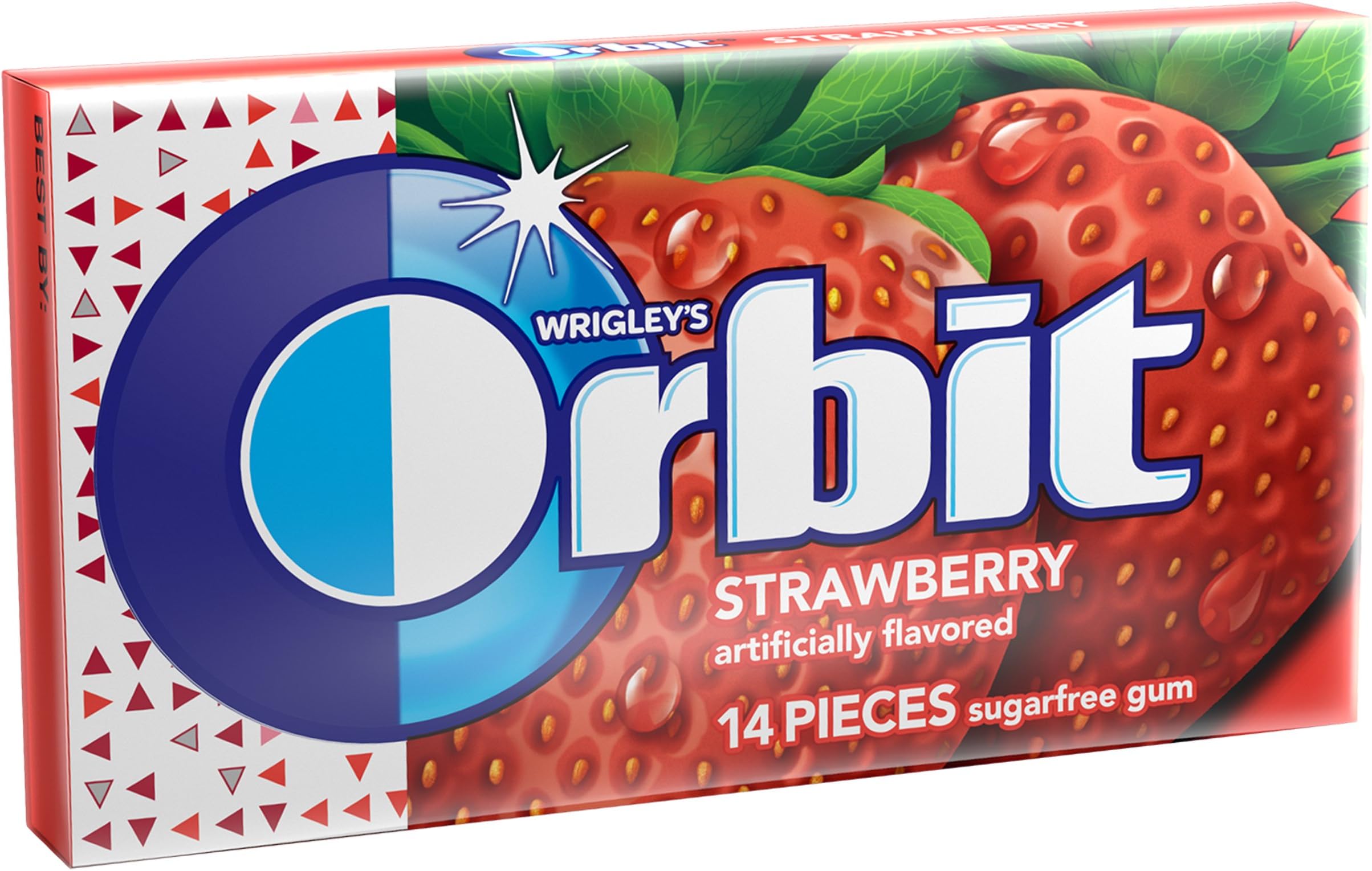 Amazon.com : Orbit Strawberry Sugarfree Gum, 14 Count : Grocery ...