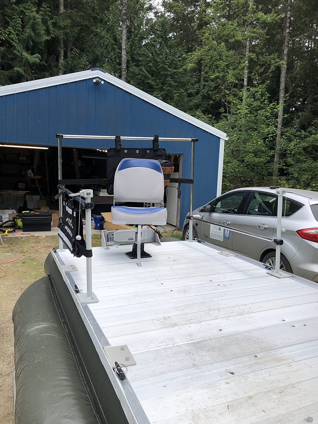 $61/mo - Finance AQUOS Heavy-Duty for Two 12.5ft Inflatable Pontoon ...