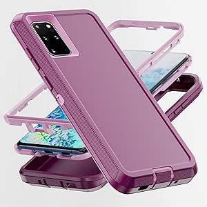 Amazon.com: AYMECL for S20+ Case,Galaxy S20 Plus Case [Military Grade] 3 in 1 Full Body ...