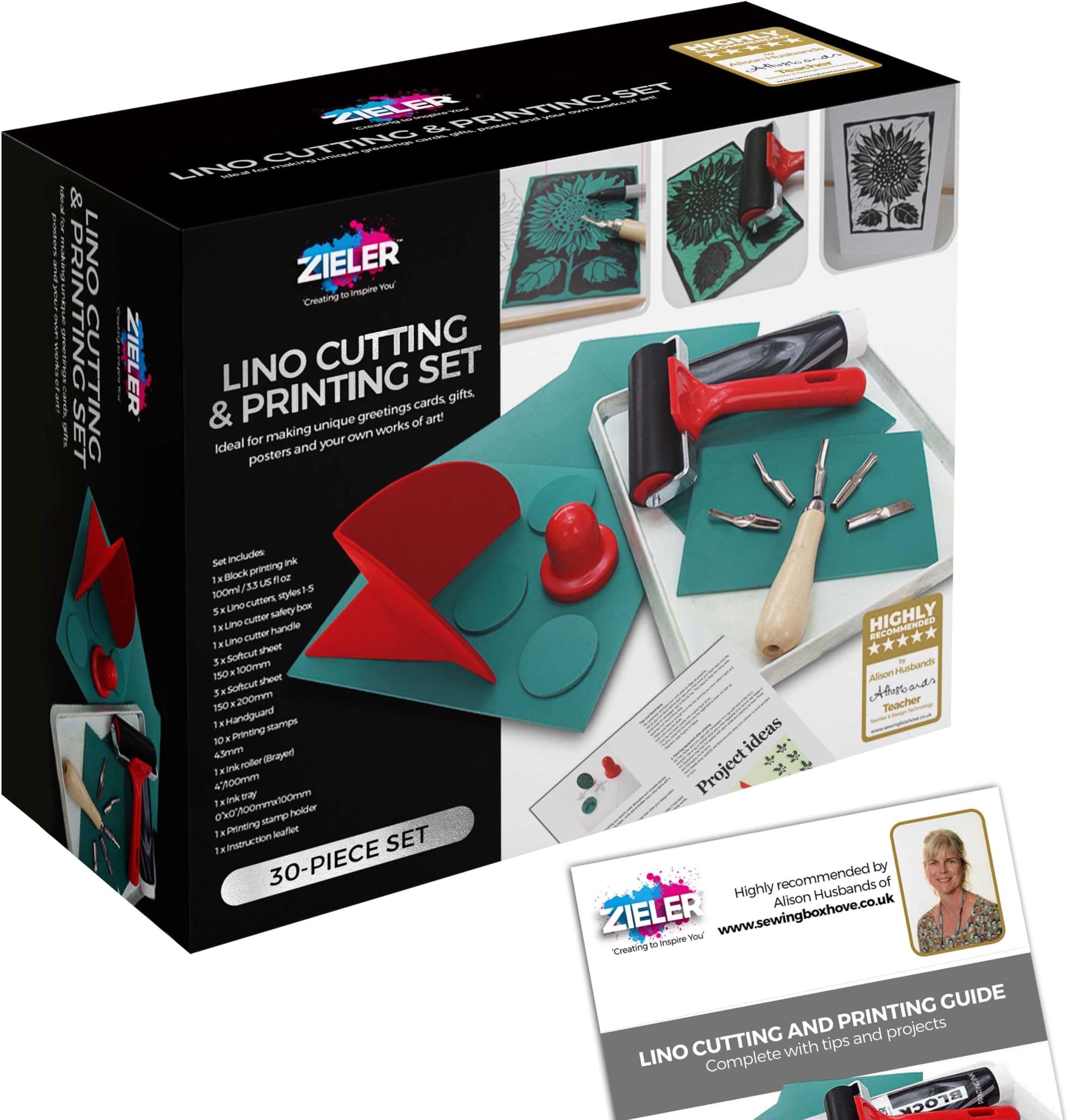 Essdee Lino Cutting & Printing Kit (23 Pieces) : Amazon.co.uk: Home ...
