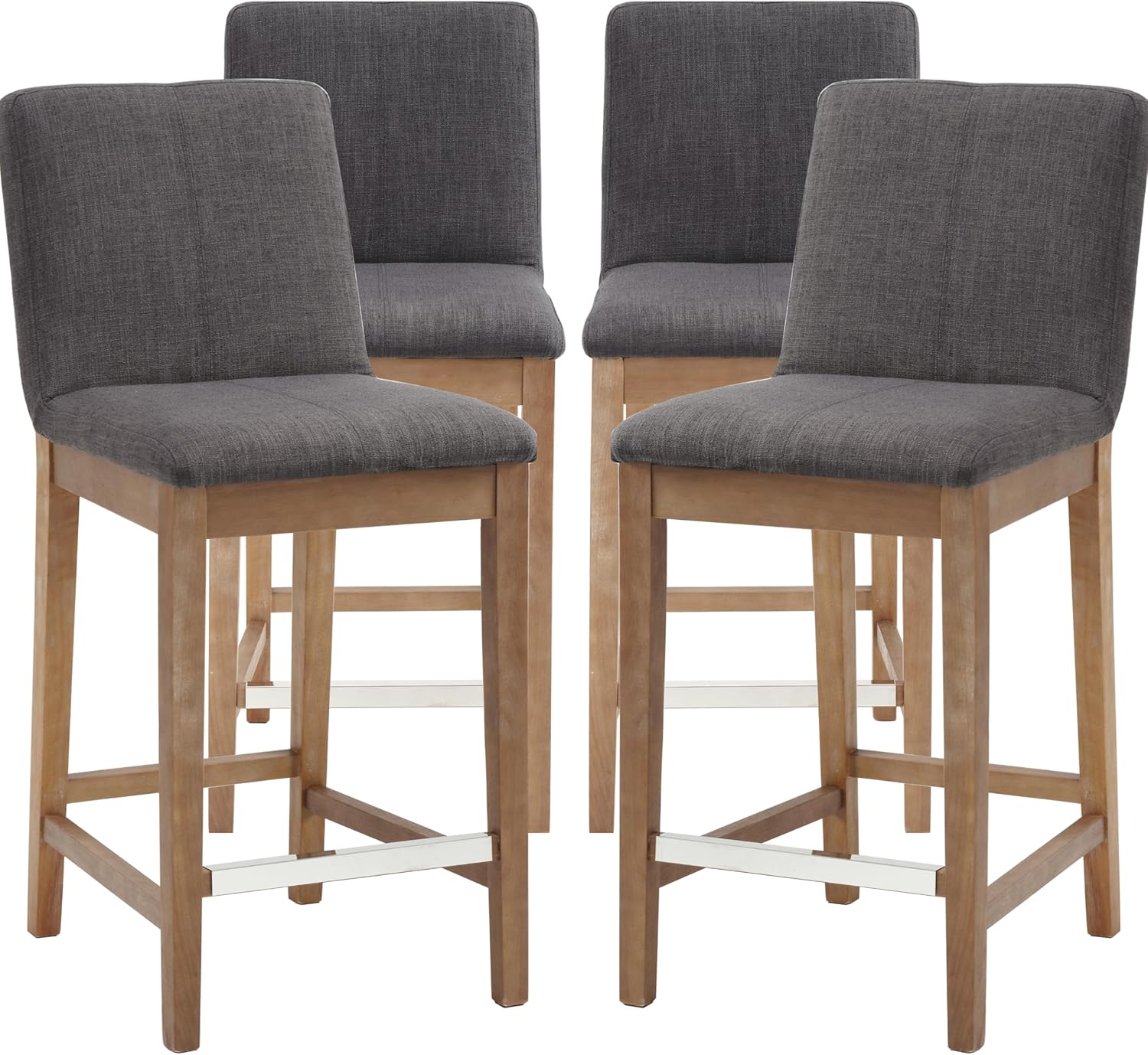 Amazon.com: Kmax 26 Inch Counter Height Bar Stools Set of 4 ...