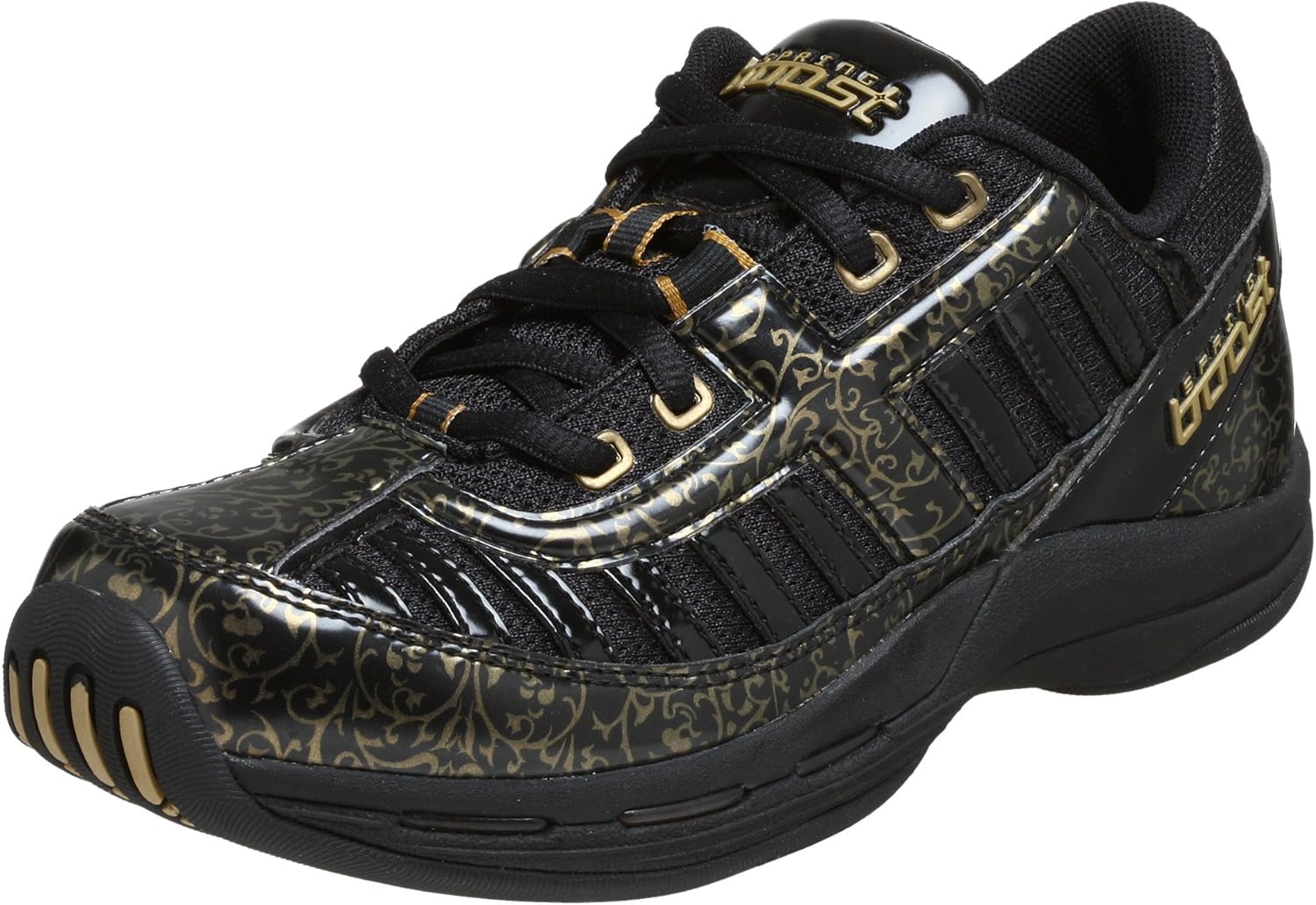 Amazon.com | Springboost Women's Spirit Training Shoe,Black/Gold,5.5 W ...