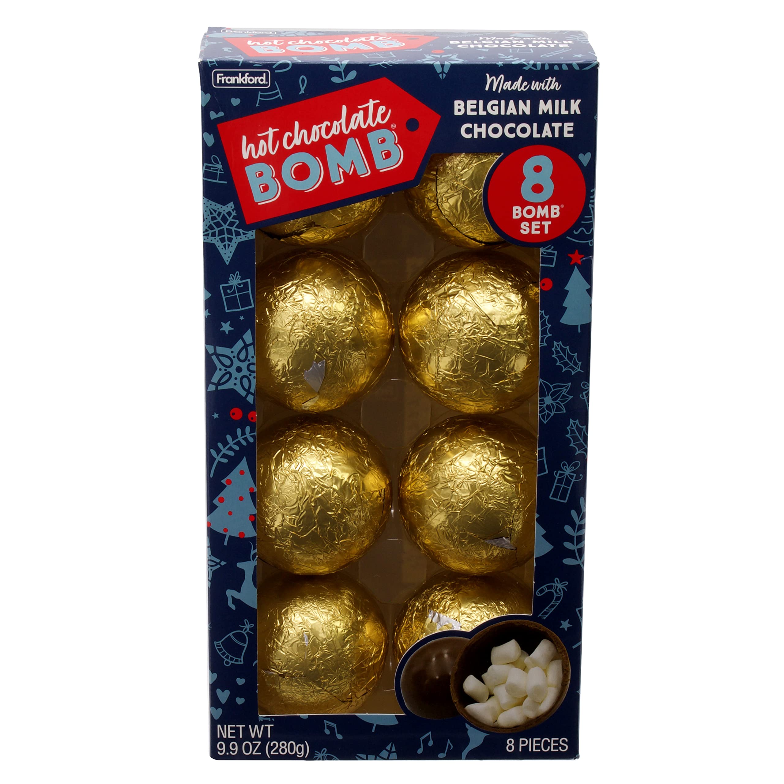 Snapklik.com : Frankford Hot Chocolate Bombs Double Pack Of Belgian ...