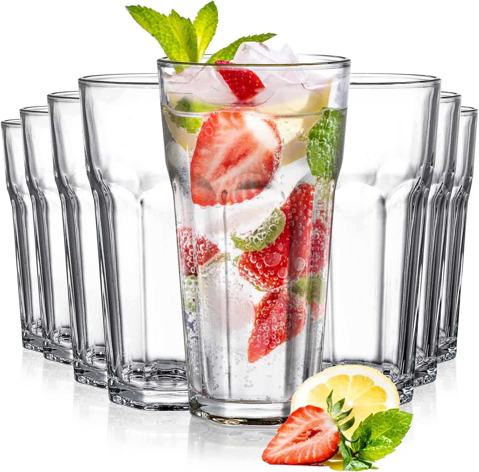 Amazon.com | Bormioli Rocco Rock Bar Stackable Beverage, Set Of 6 ...