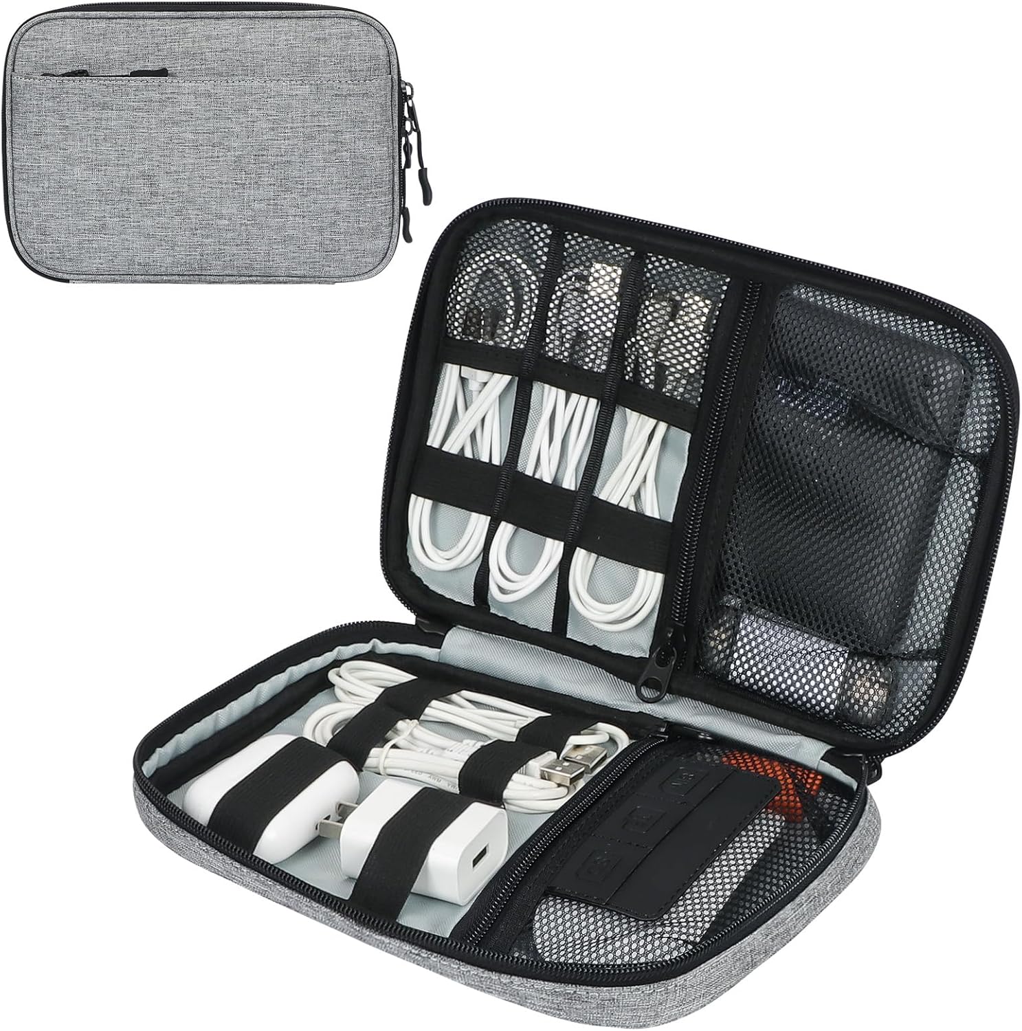 Amazon.com : Toplive Travel Cable Organizer Bag, Portable Electronic Accessories Storage Pouch ...