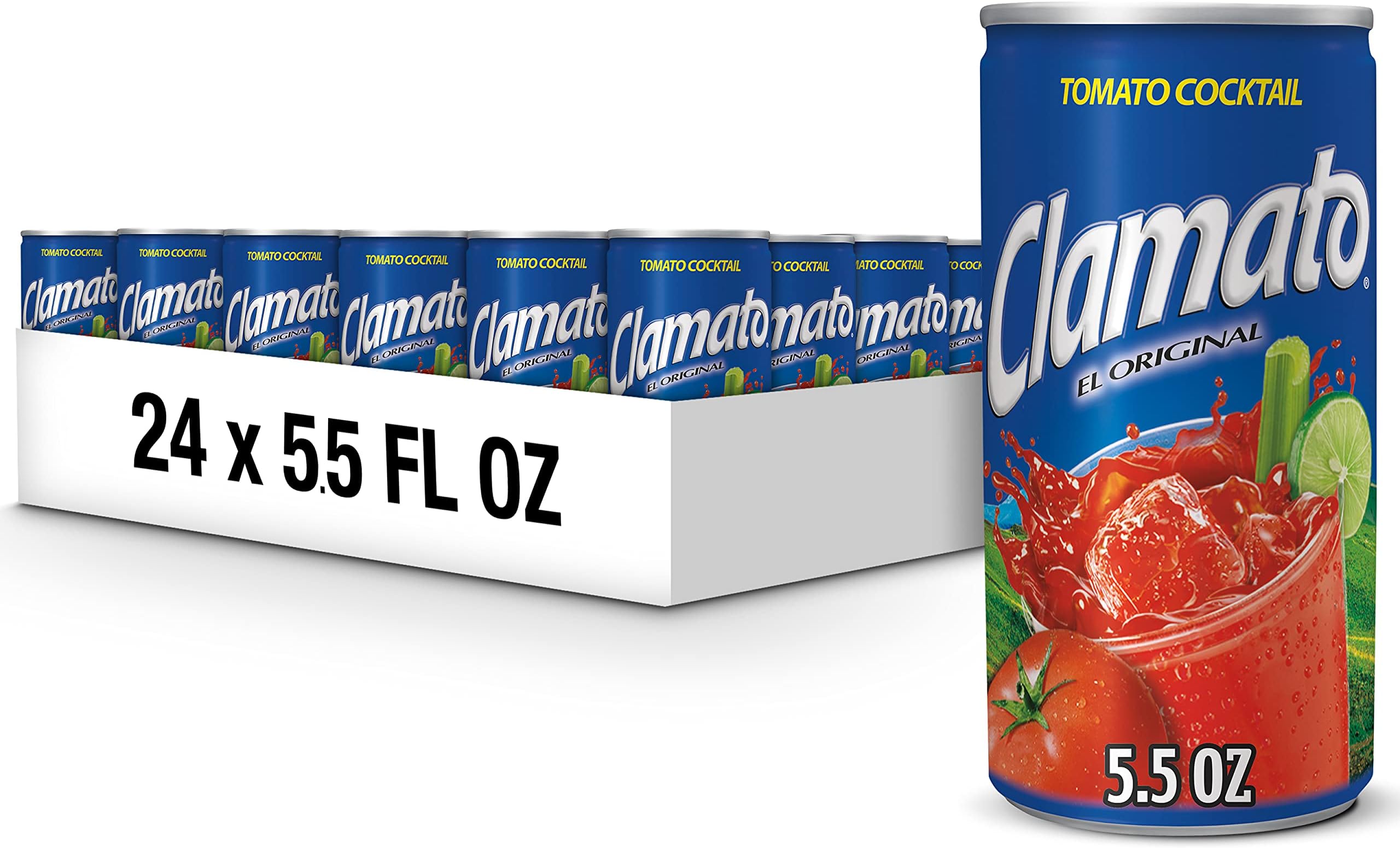 Amazon.com : Clamato Tomato Cocktail, 64 Fl Oz (Pack of 2) : Vegetable ...