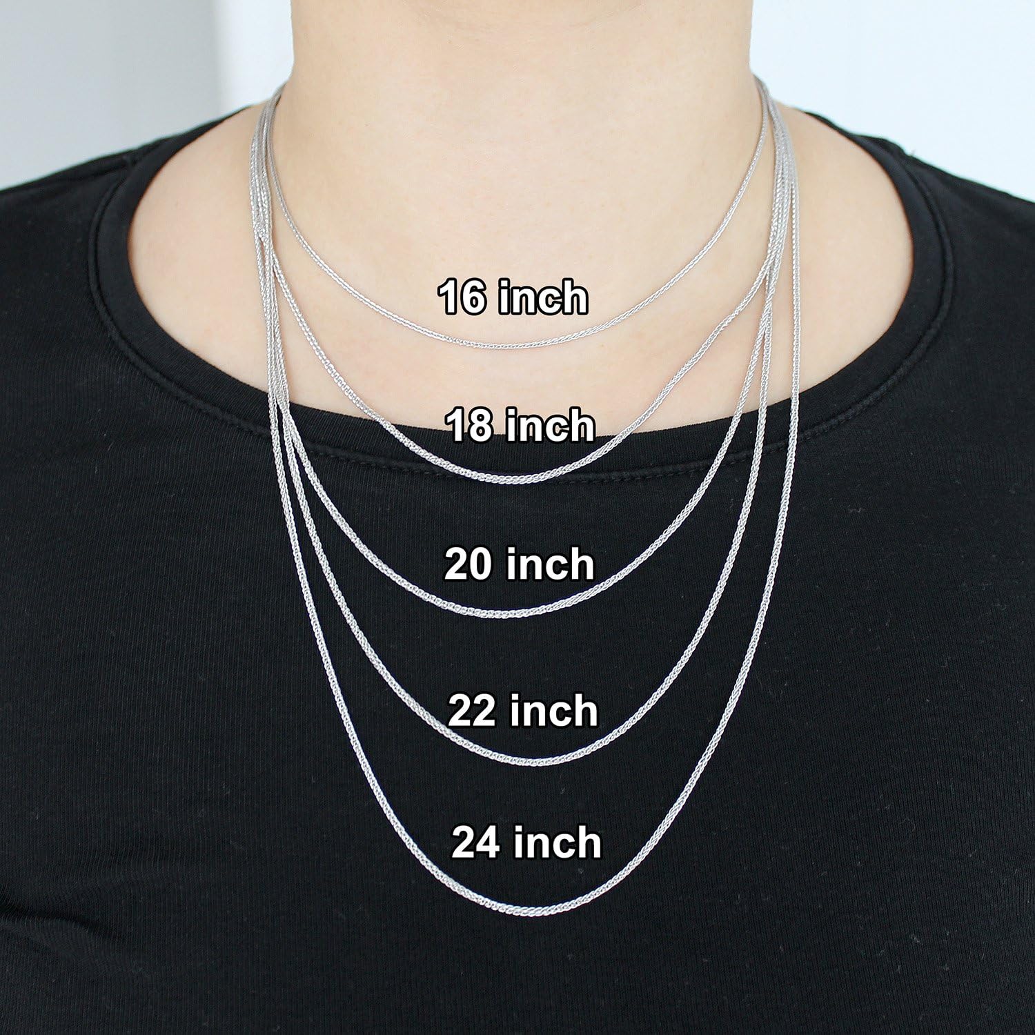 Amazon Beauniq 14k White Gold 2 1 Millimeters Singapore Chain