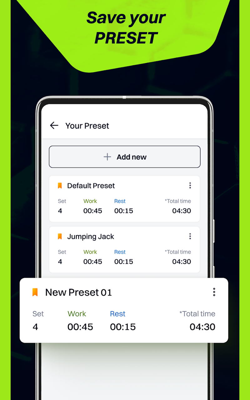 Workout Custom Interval Timer - Training Sequential Timer - Stopwatch ...