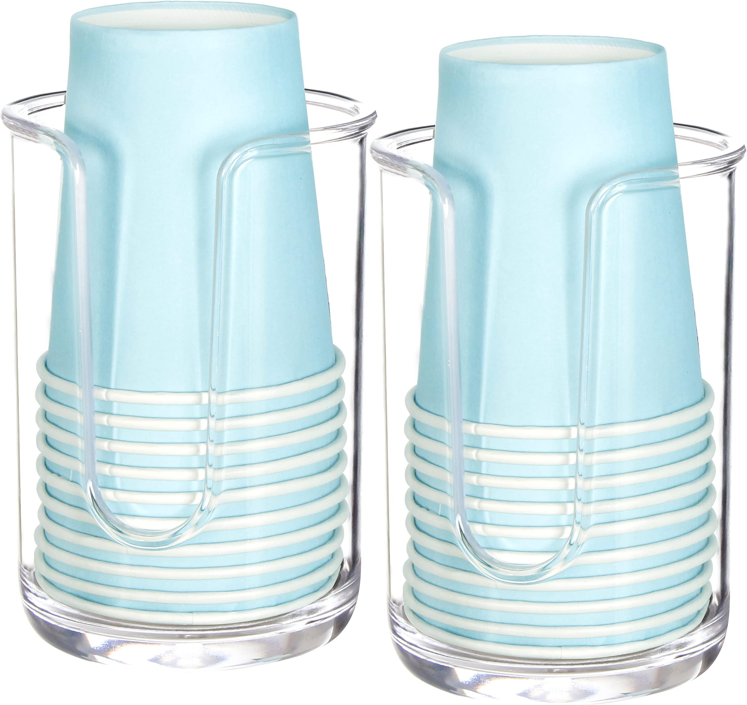 Amazon.com: BOSSCASA Disposable Coffee Cup Dispenser with Handles ...