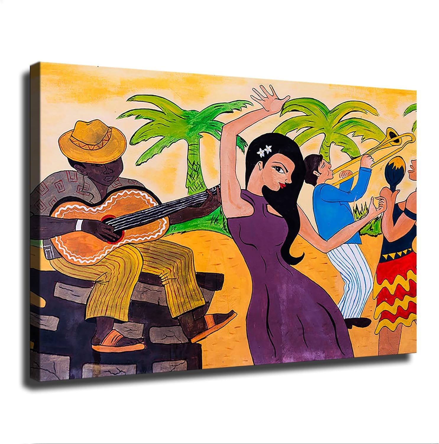 Amazon.com: Traditional Puerto Rican Dance Art Latin American Music and ...