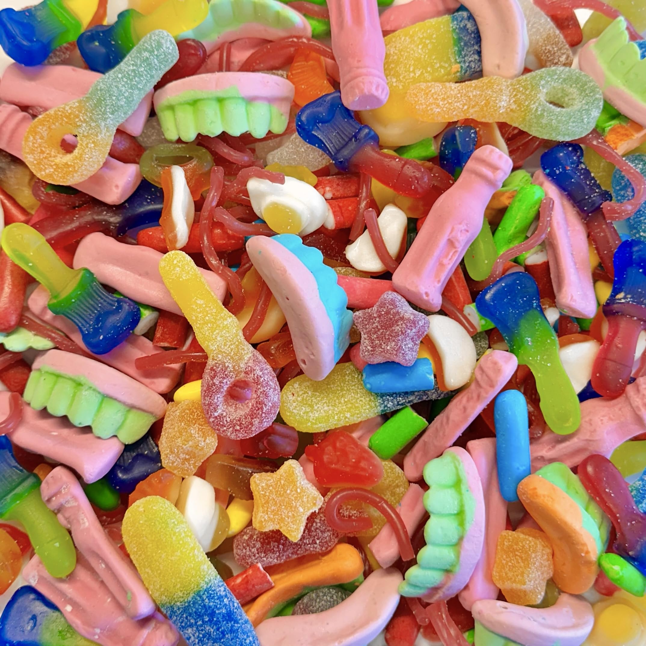 Pick & Mix Mega Value Candy - Large Sweetie Assortment Bag 1kg Mixed ...