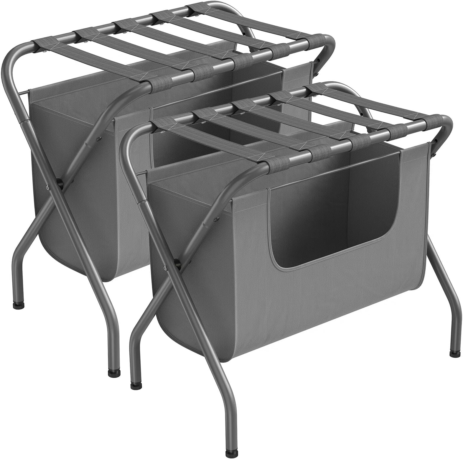 Amazon.com: caktraie 2 Pack Luggage Rack with Laundry Bag,Guest Room ...