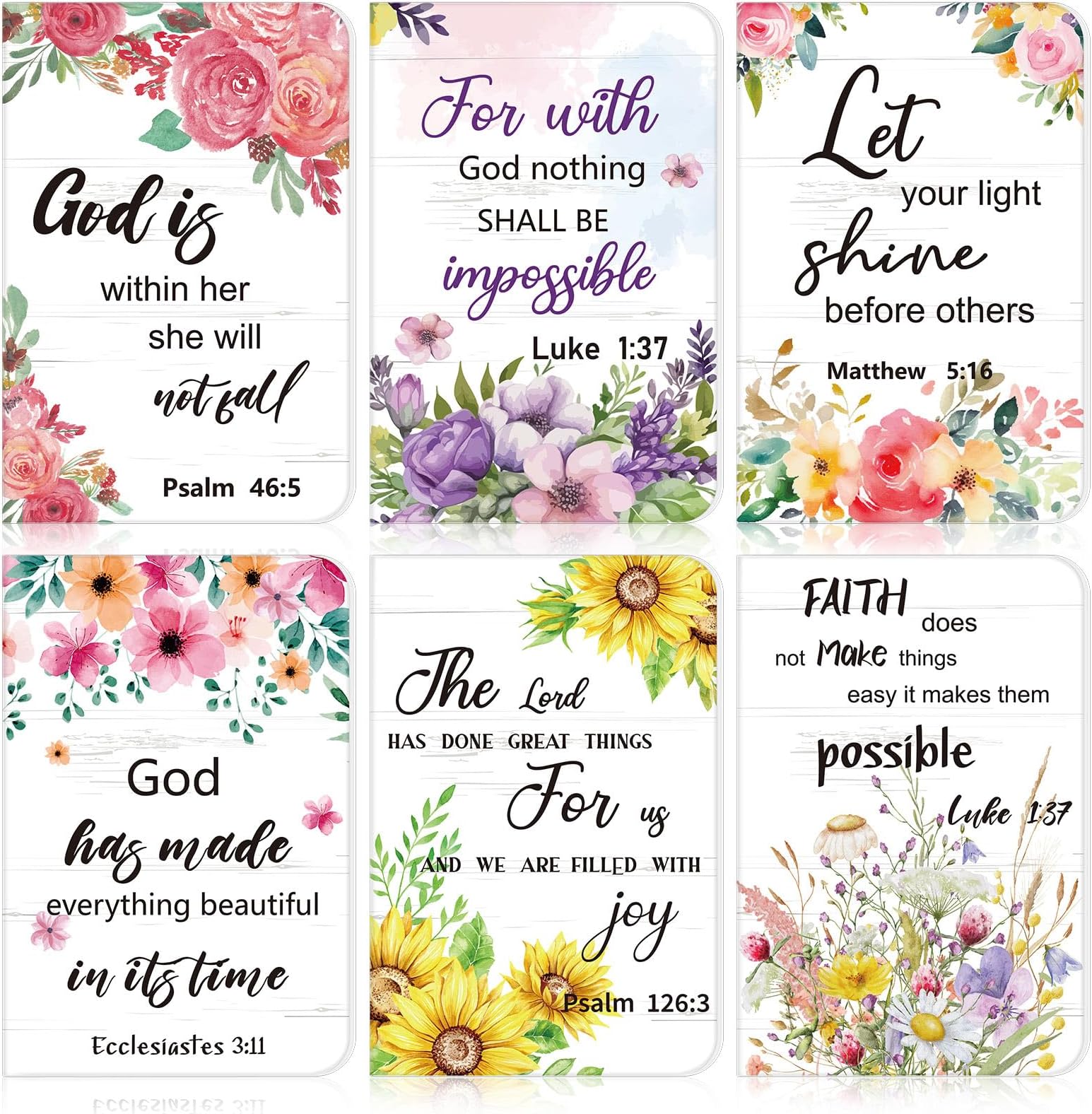 Amazon.com : Gueevin 12 Pieces Christian Gifts Bible Verses ...