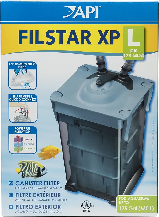 Amazon.com : API FILSTAR XP FILTER SIZE L Aquarium Canister Filter 1 ...