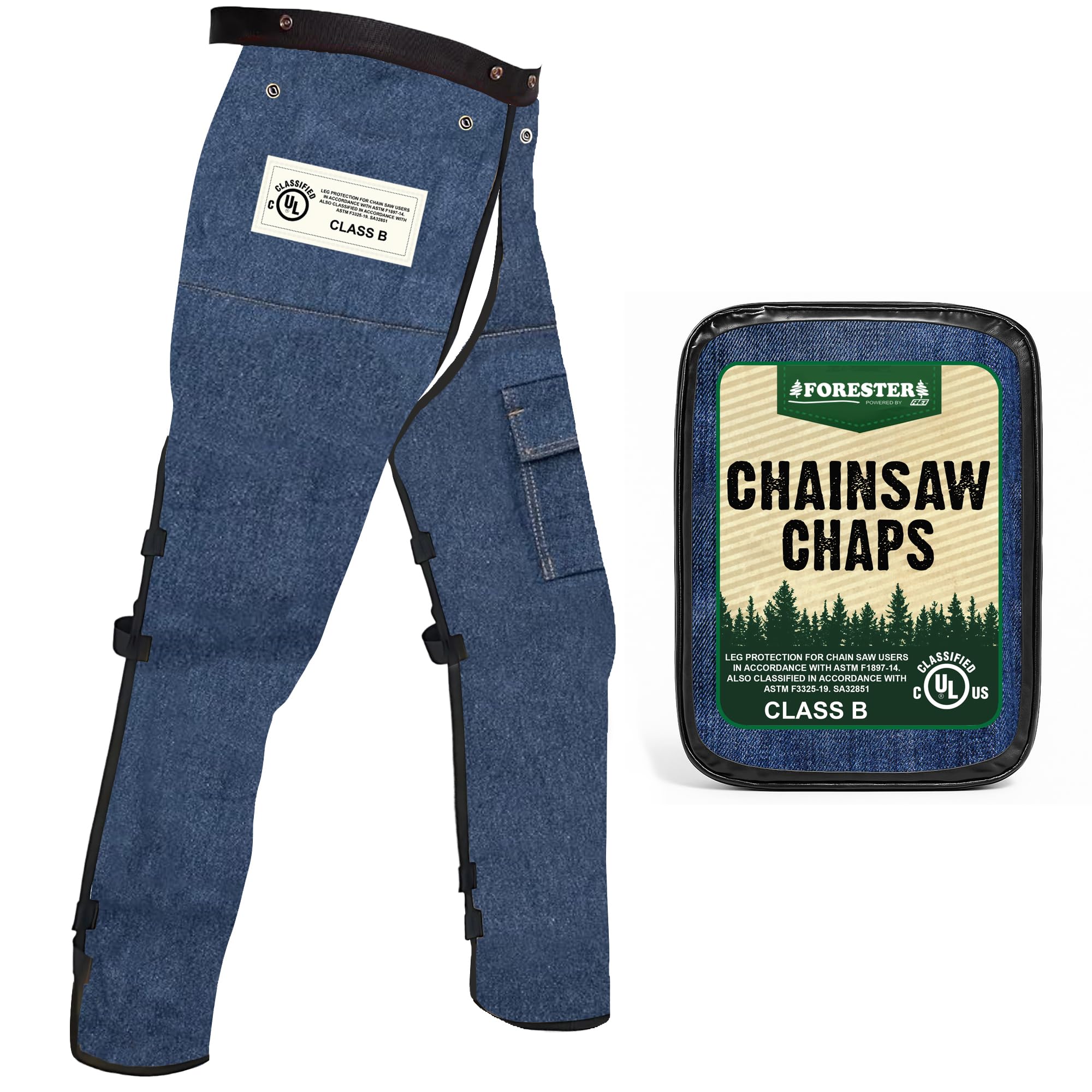 Snapklik.com : FORESTER Chainsaw Chaps For Men & Women Apron Style Mens ...