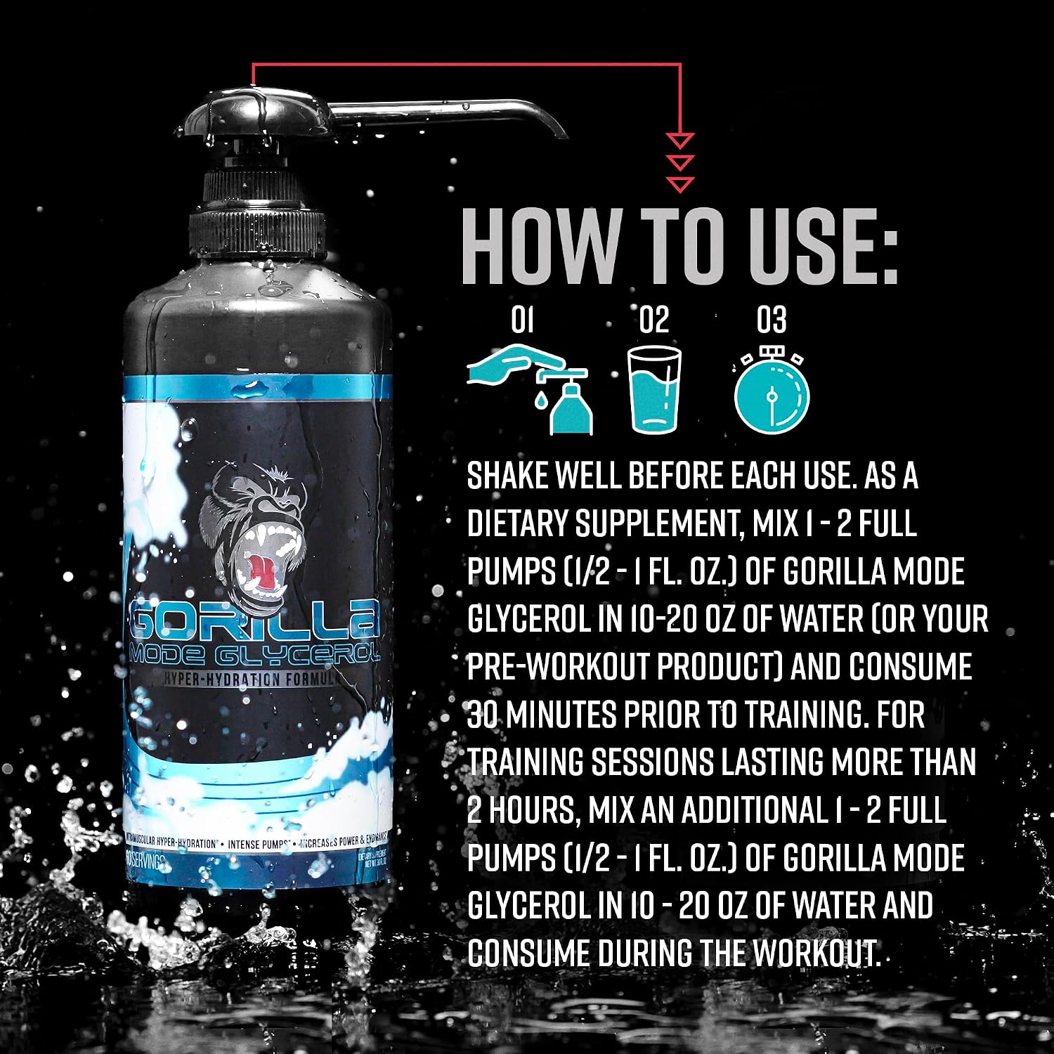 Hydrating Pre-Workout Formula - Gorilla Mode Liquid Nepal | Ubuy