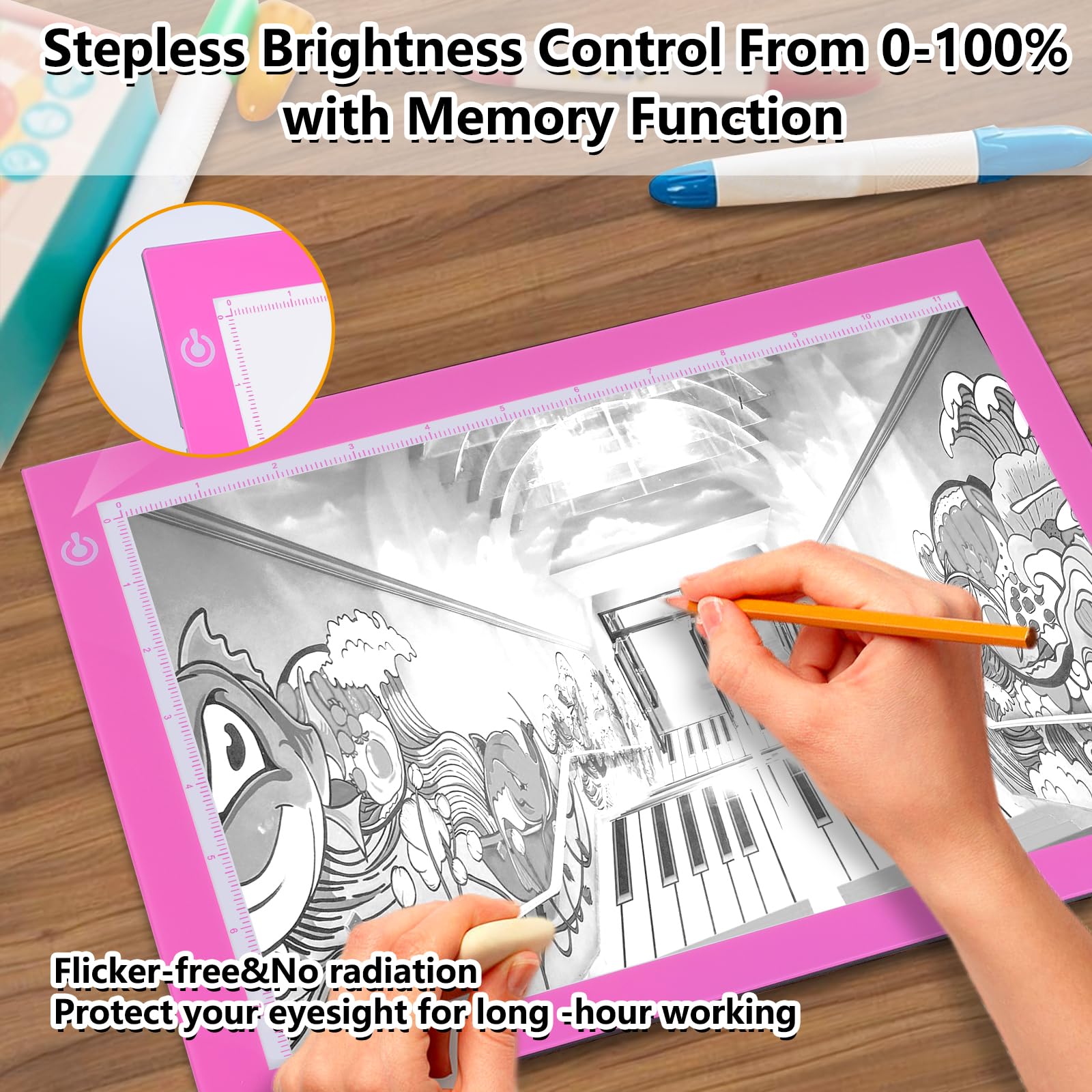 Snapklik.com : Light Pad Drawing A4 Tracing Light Table LED Copy Board ...