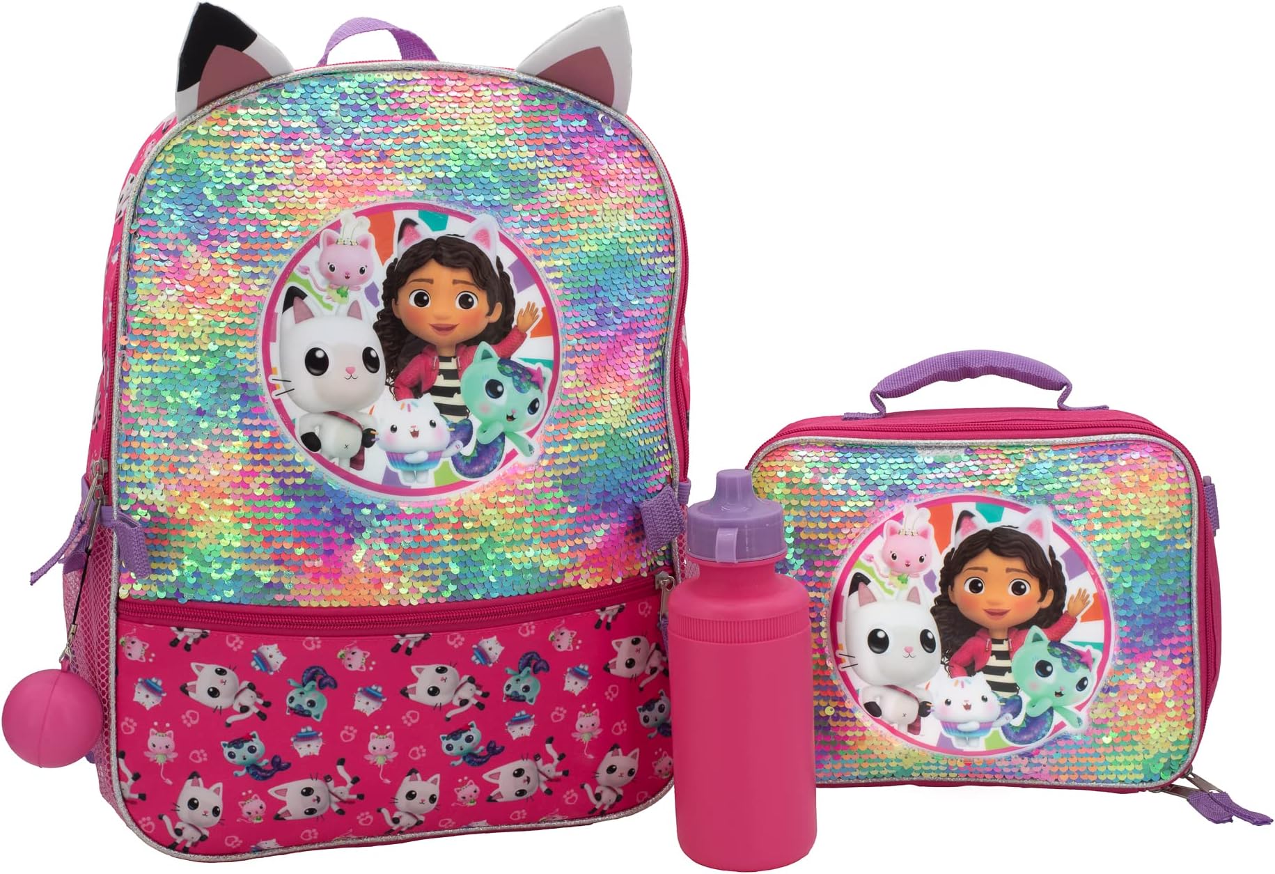 Amazon.com | Gabby’s Dollhouse Backpack | Mercat And Gabby Bag | Girls ...