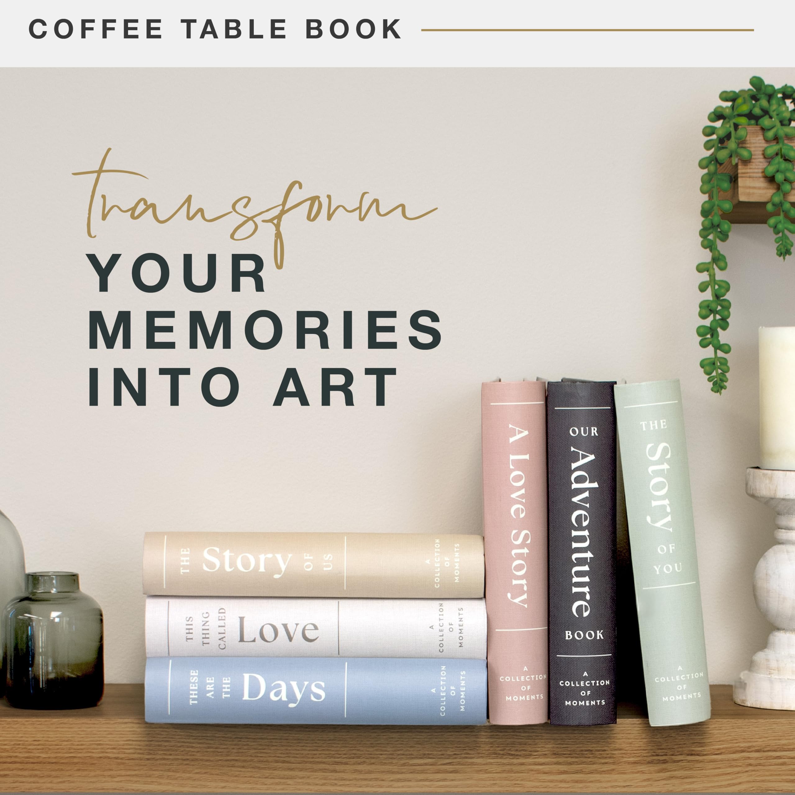 Snapklik.com : MCS The Story Of Us Photo Album Holds 200 4x6 Photos