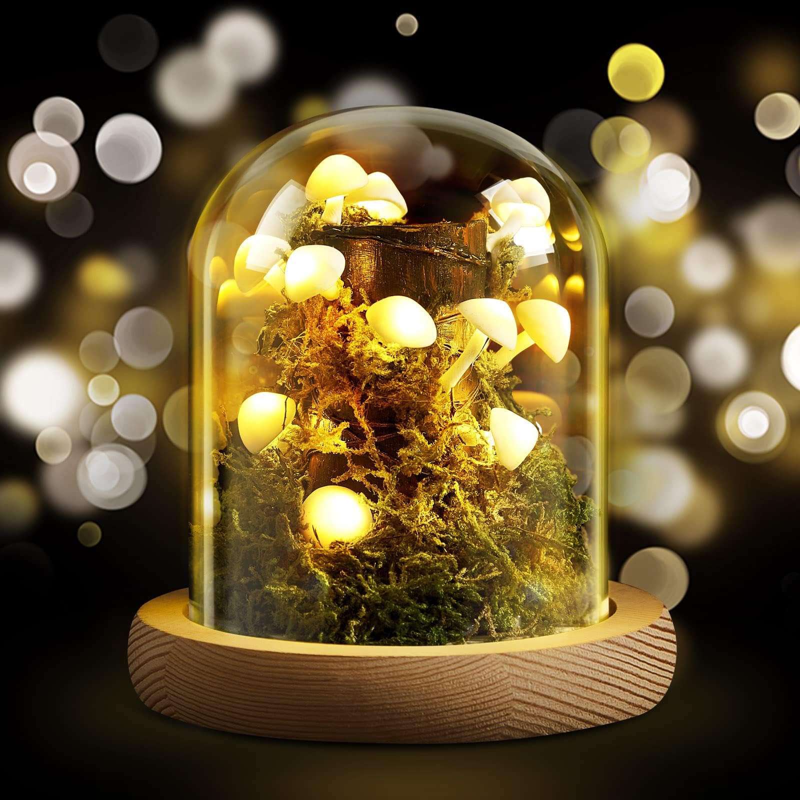 Hortsun LED Mushroom Decor Mushroom Decor Bedroom Cute Mushroom Gift ...