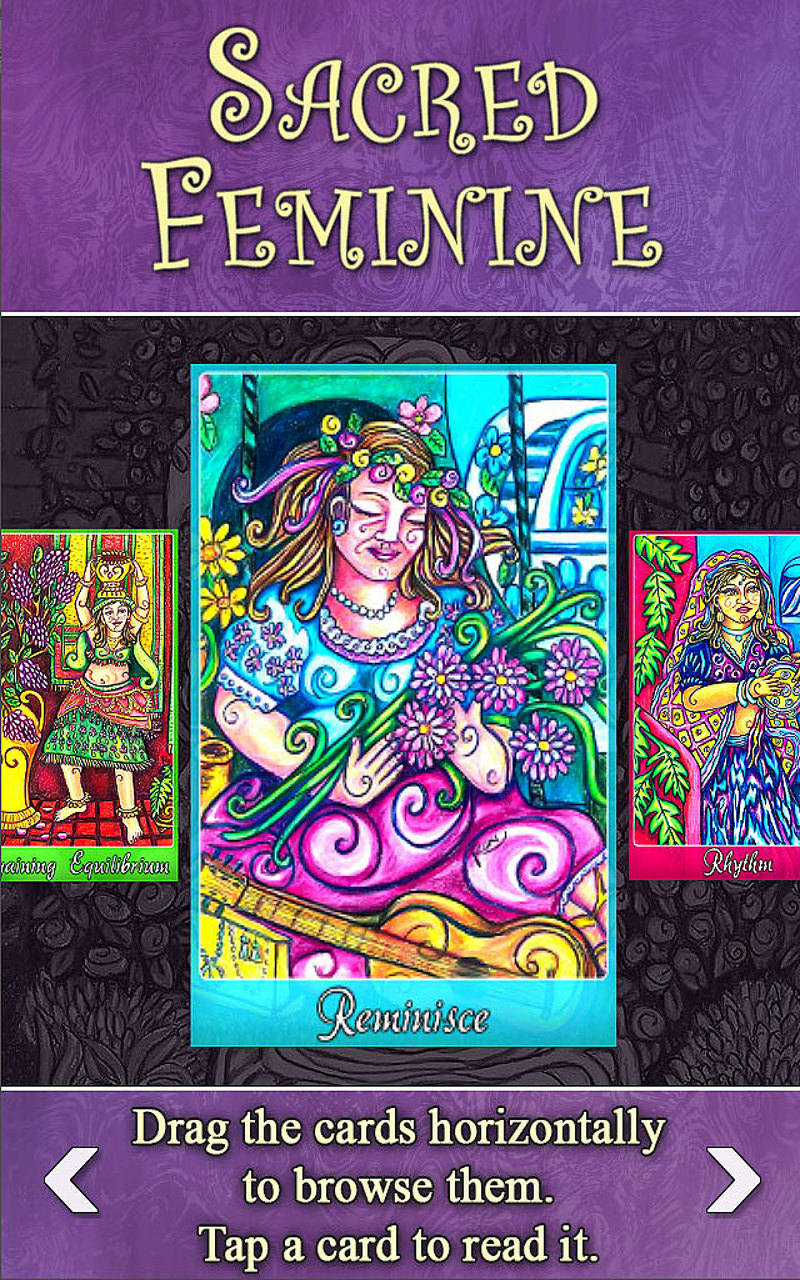 Sacred Feminine Oracle Cards - App on Amazon Appstore