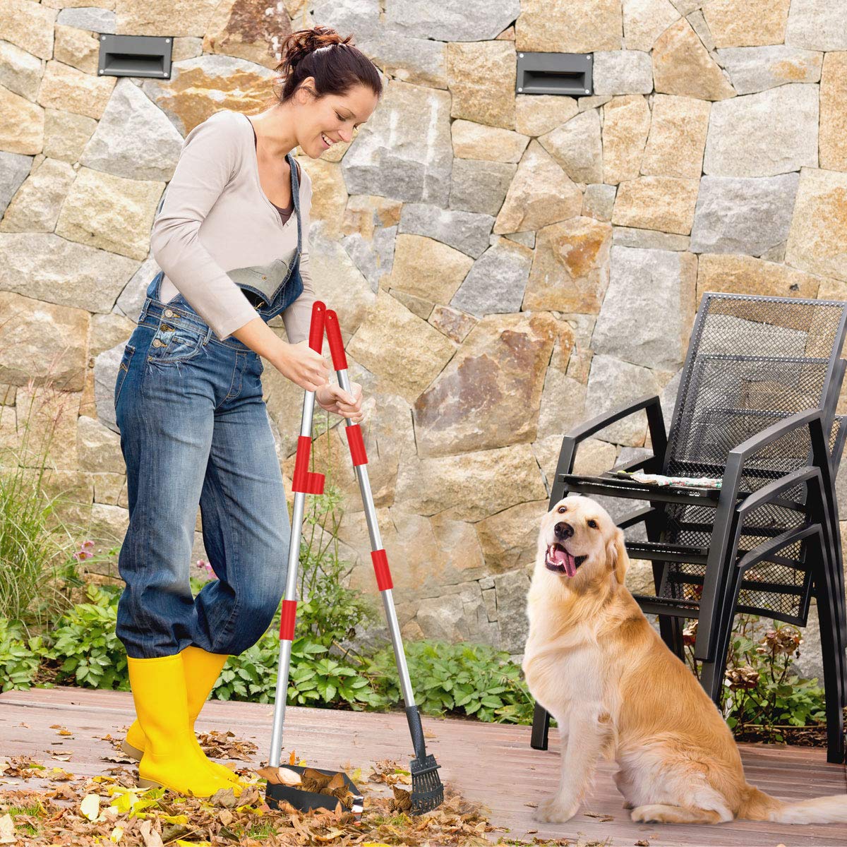 Snapklik.com : Upgraded Dog Pooper Scooper Extra Large, Adjustable Long ...