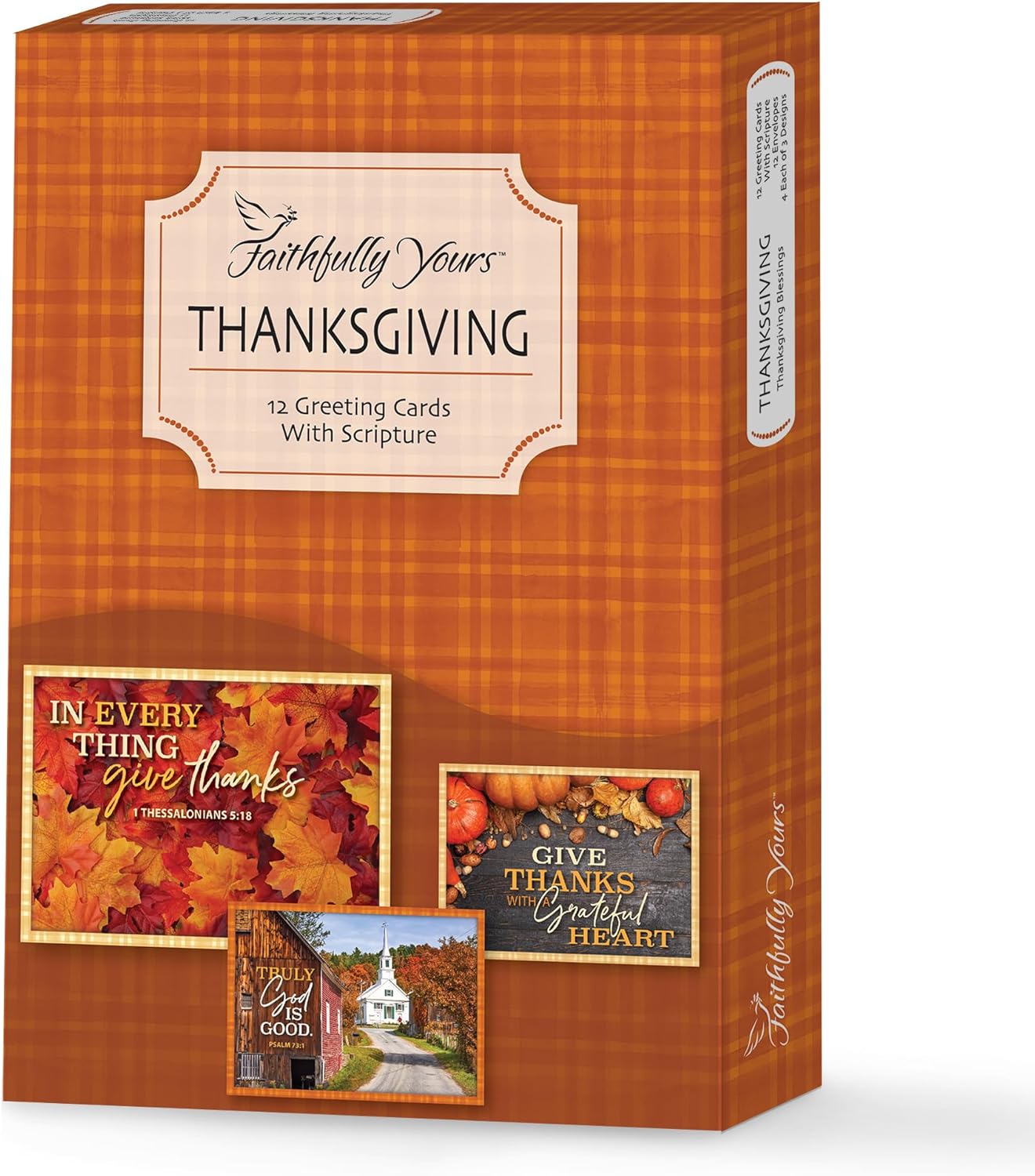 Faithfully Yours Designer Greetings Inspirational Thanksgiving Boxed ...