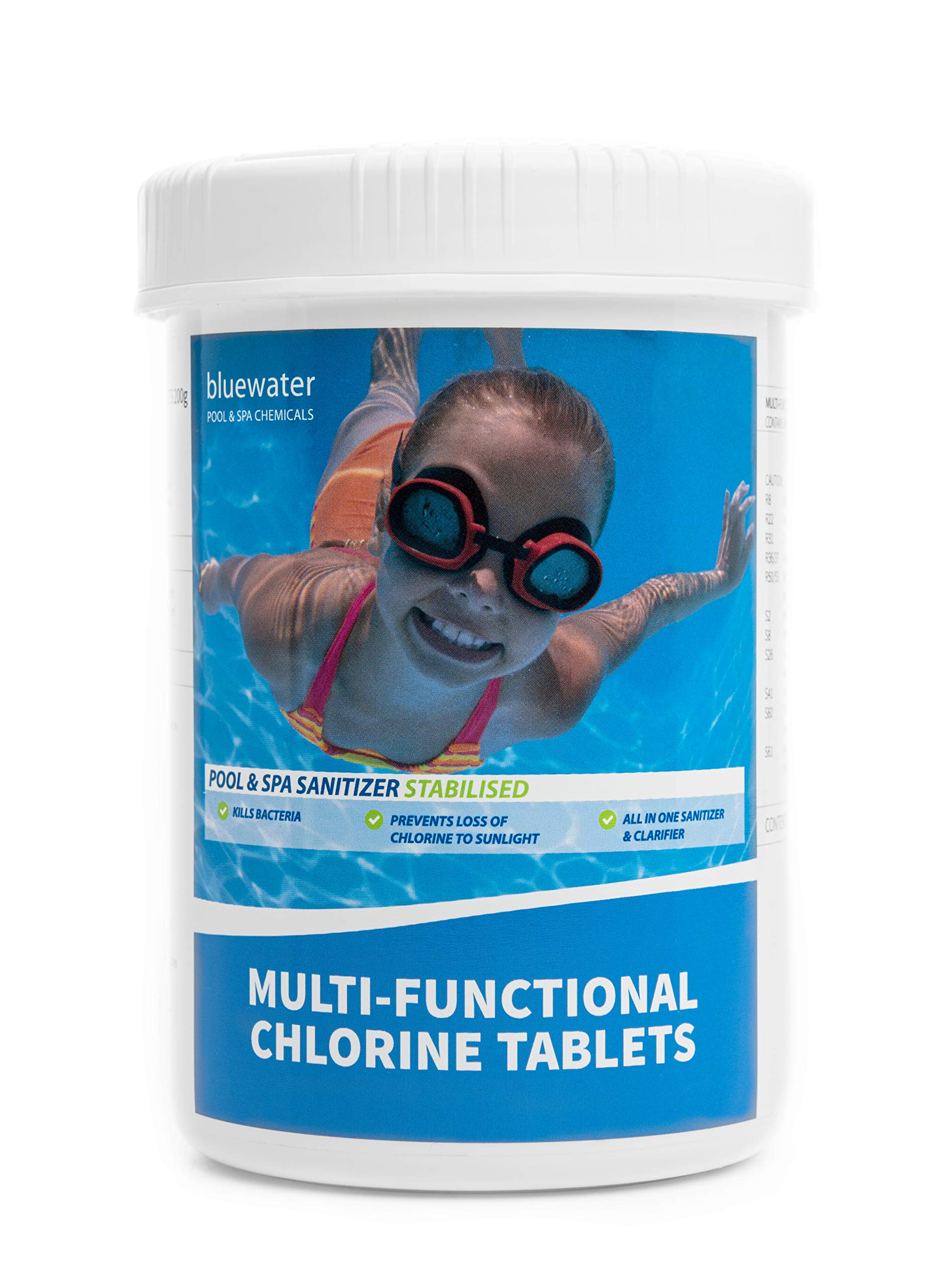Bluewater 1kg Large 200g Multi-Functional Chlorine Tablets : Amazon.co ...