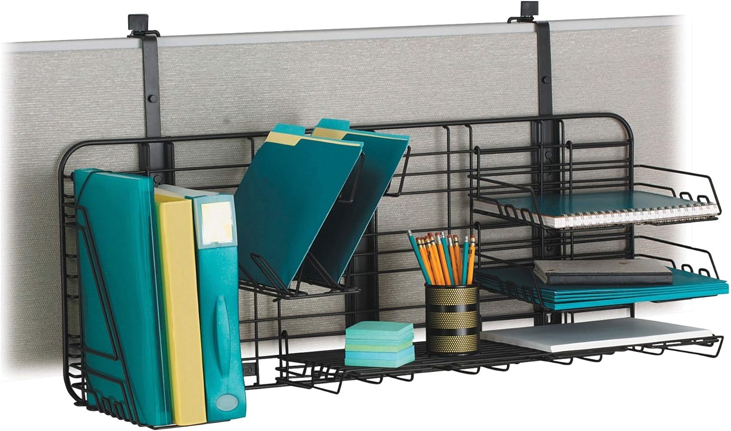 Amazon.com : Safco Products 4100CH GridWorks Compact System, Charcoal ...