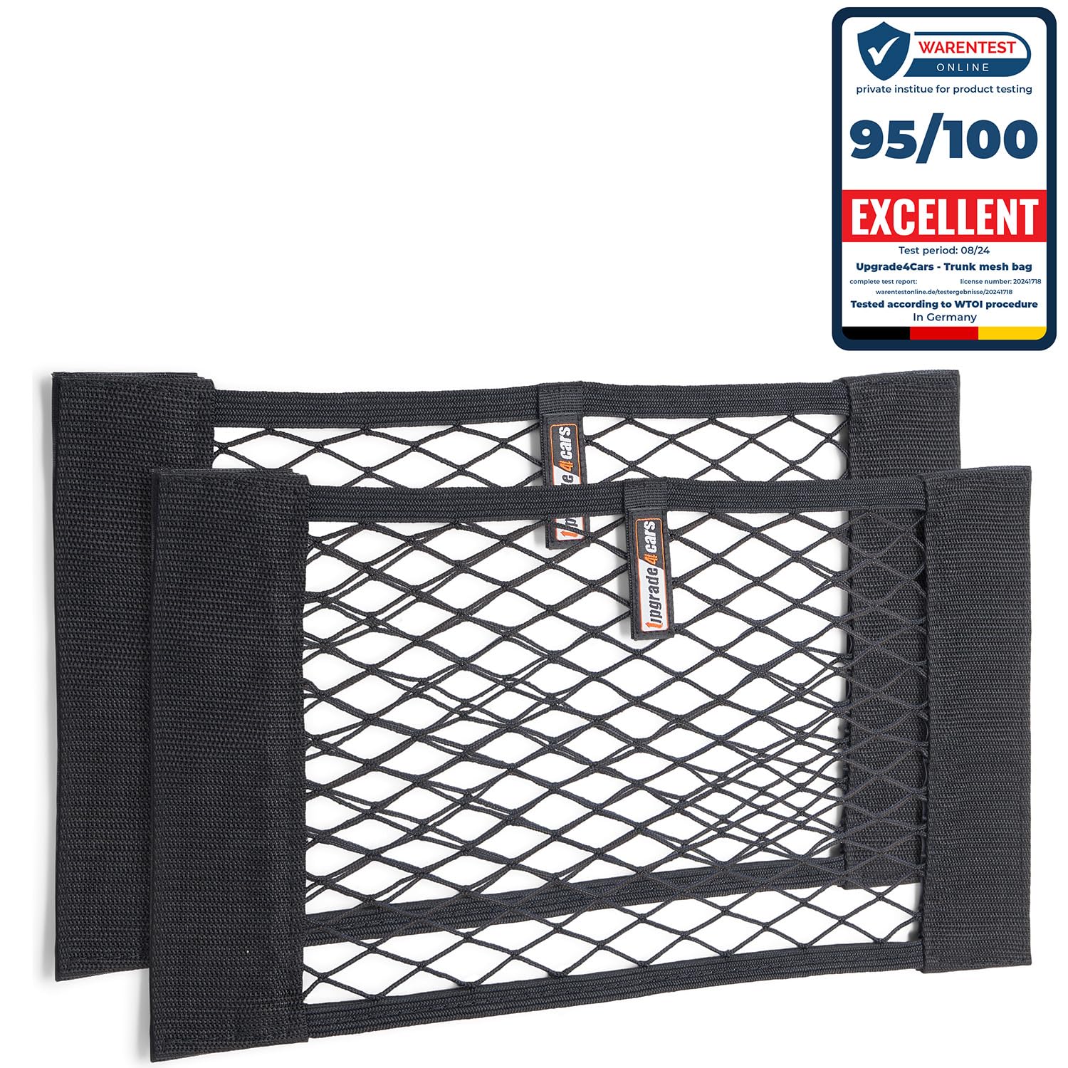 Upgrade4cars Car Boot Mesh Organiser | 2 Storage Nets 40 x 25 cm ...