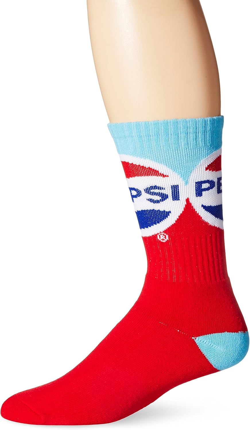 Amazon.com: Odd Sox Men's Pepsi Throwback, Multi, Sock Size:10-13/Shoe ...