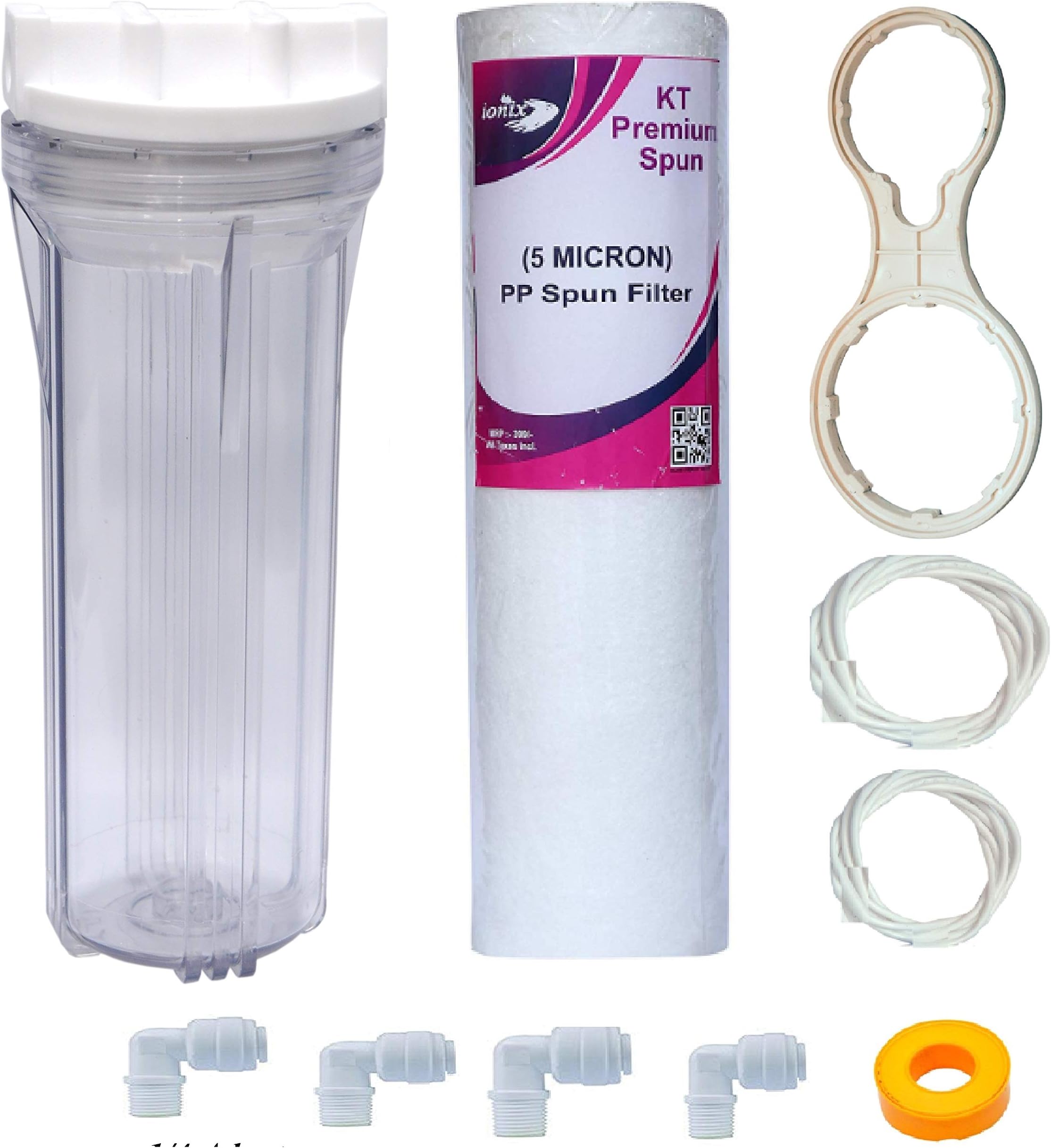 IONIX Transparent pre Filter for ro Water Purifier, Full Transparent ...