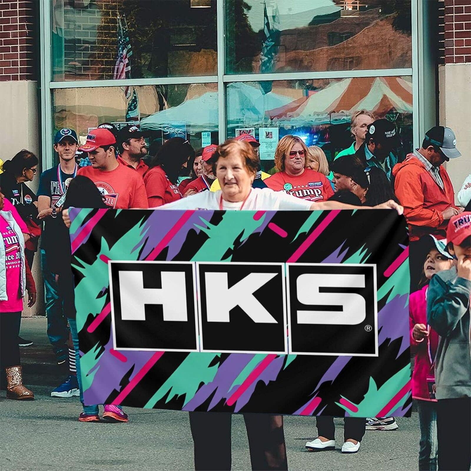 Amazon.com : ENMOON Motorsport seats Banner Flag (2x8ft,150D Poly ...