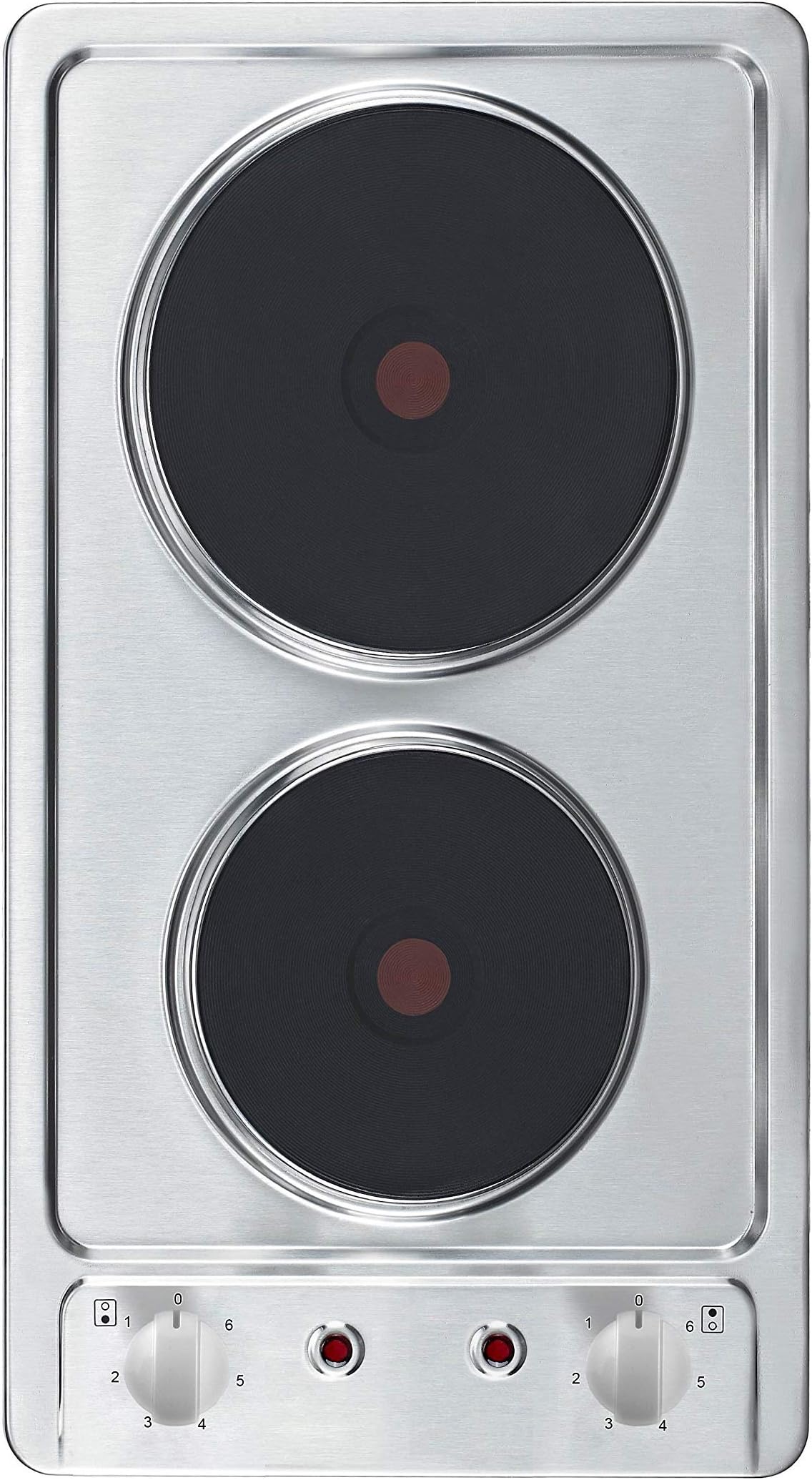 Respekta Domino Tables de cuisson inox / 2 plaque de cuisson electrique ...