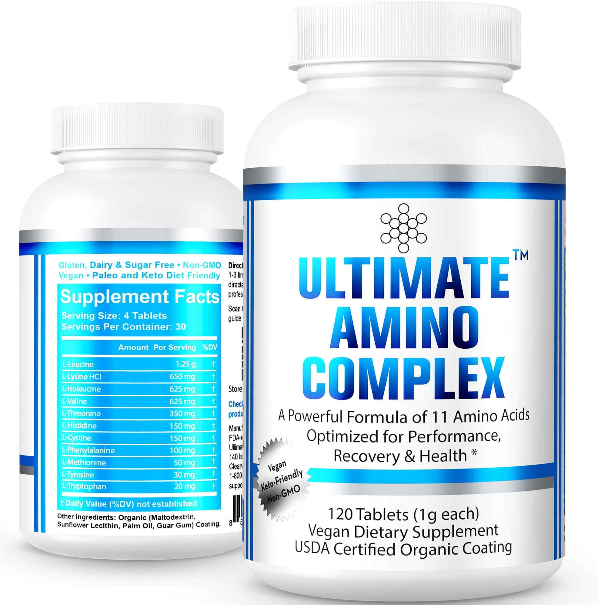 Amazon.com: Ultimate Amino Acid Complex Supplement - 120 Easy-to ...
