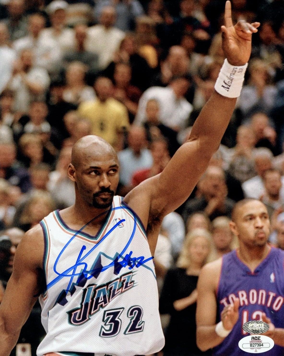 Karl Malone Autographed Photo - 8x10 SM Holo - Autographed NBA Photos ...