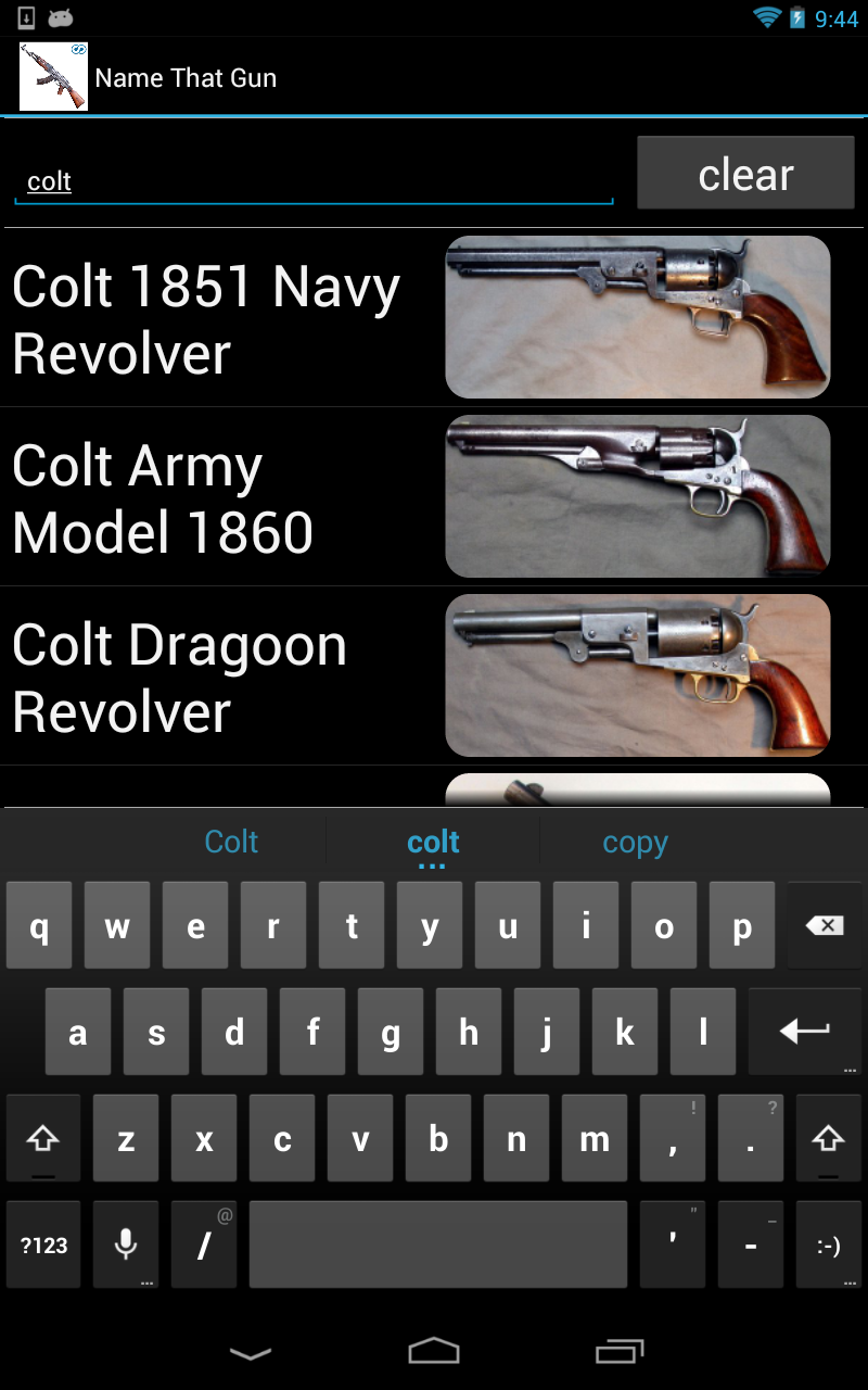 Name That Gun Quiz - App on the Amazon Appstore