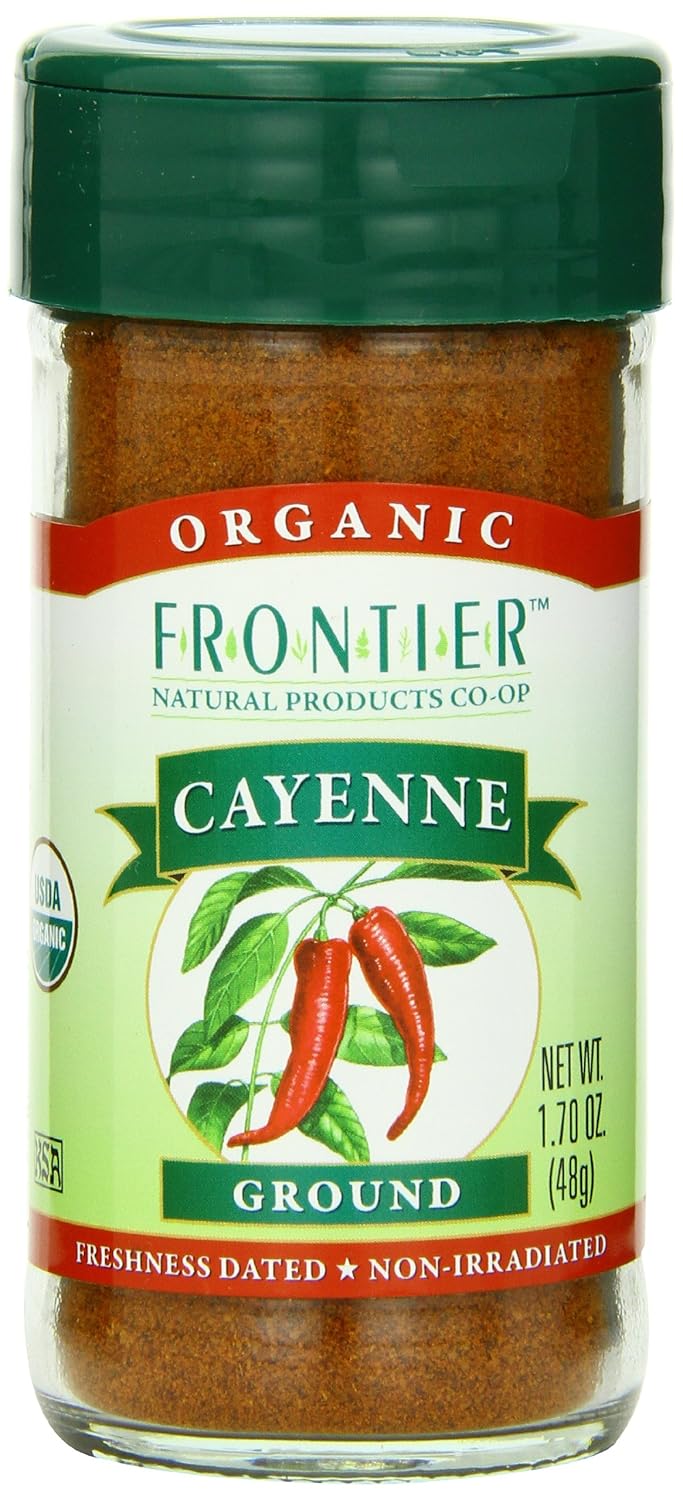 Amazon.com : Frontier Organic Red Pepper (Cayenne), Ground, 1.7-Ounce ...