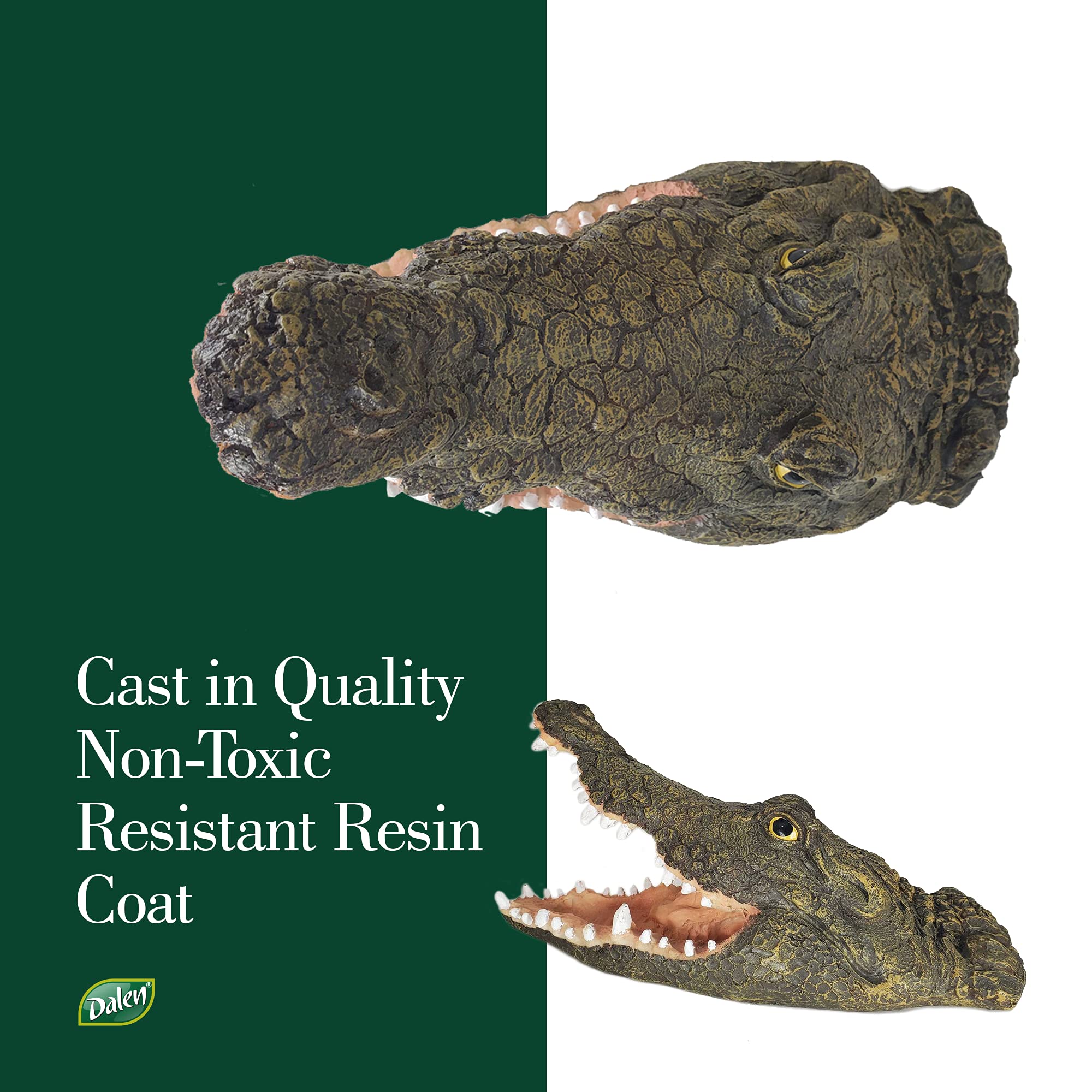 Snapklik.com : Realistic Water Decoy - Floating Alligator Head - 18 ...