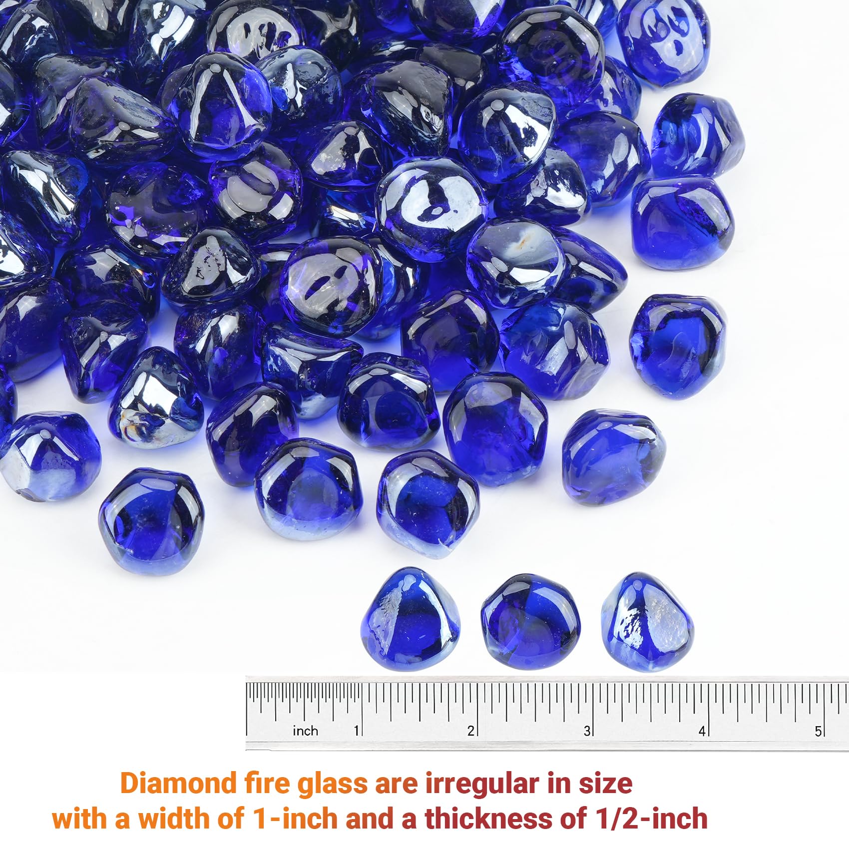 Snapklik.com : Skyflame 10-Pound Fire Glass Diamonds For Fire Pit ...