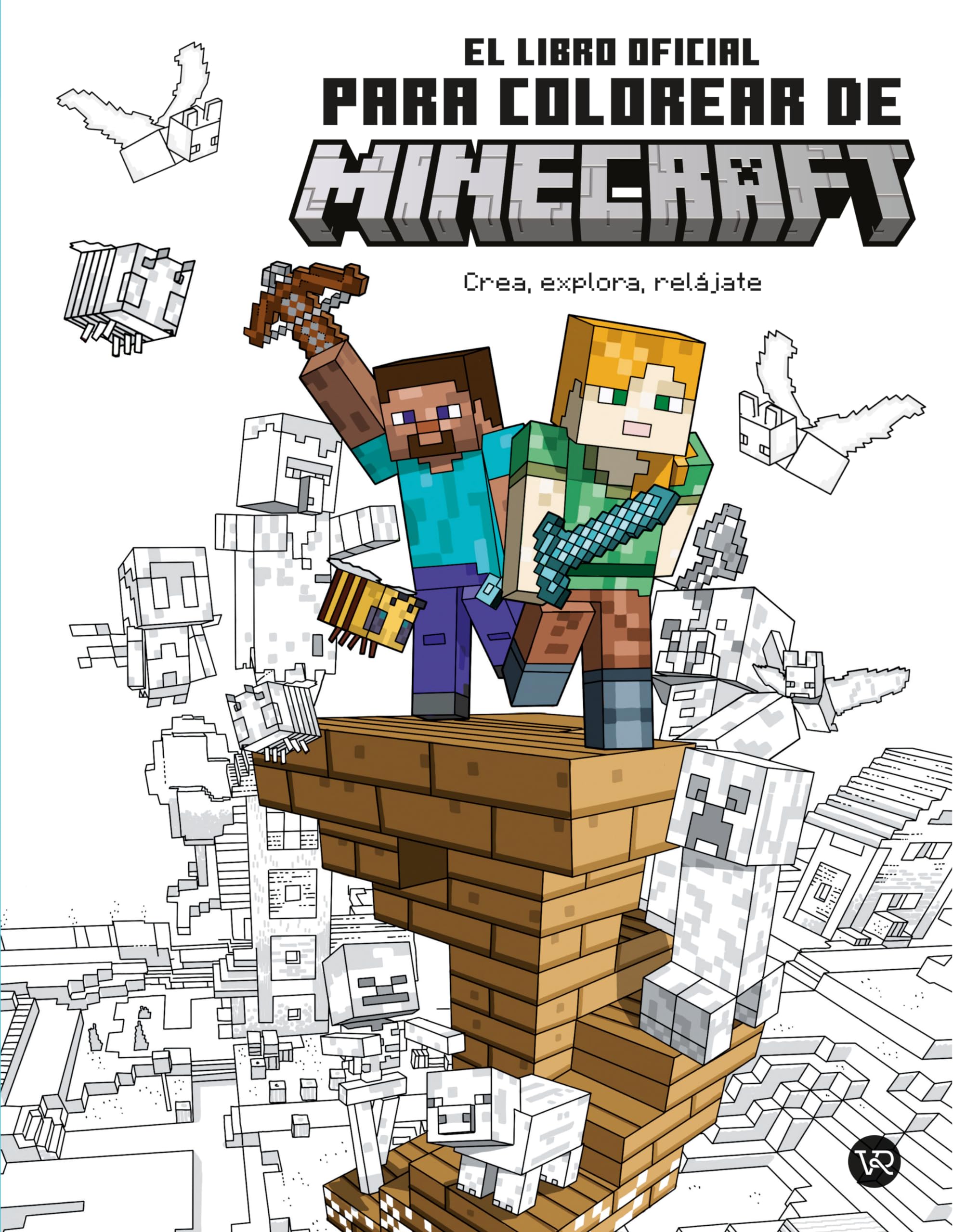 Minecraft, el libro oficial para colorear : Insight Editions, VR ...
