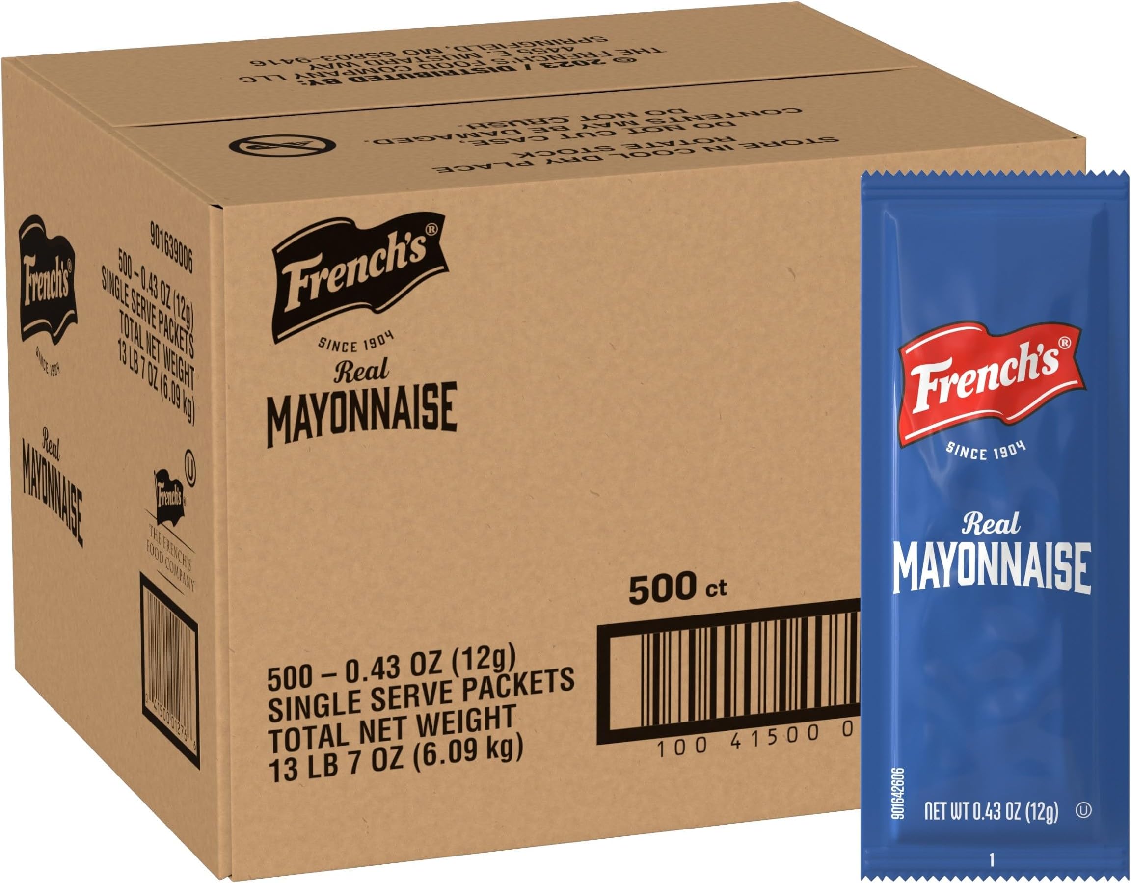 Amazon.com : Kraft Real Mayo, 7/16 Oz (Pack of 50) : Kraft Mayonnaise ...