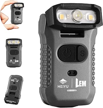 Amazon.com : Rechargeable Cap Lights Clip Hat with Motion Sensor ...