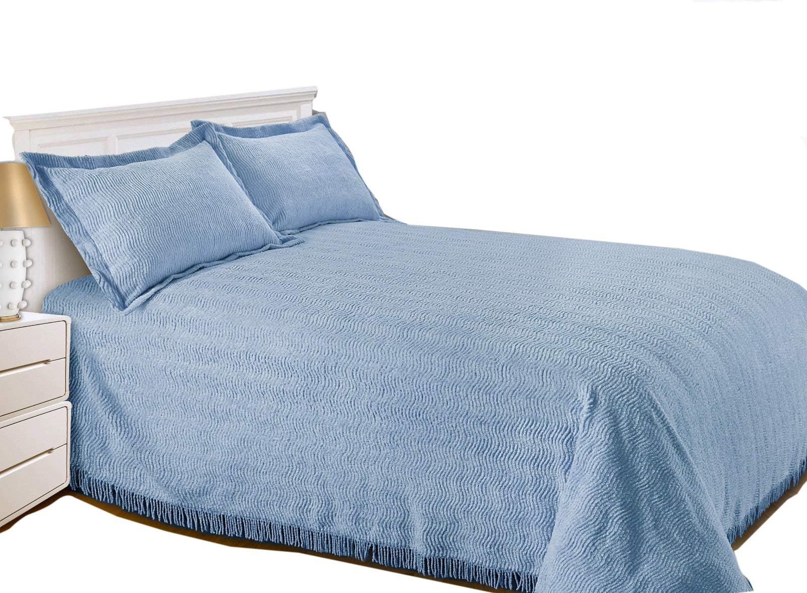 The Bettersleep Company Candlewick Bedspread Luxury Traditional Bed ...